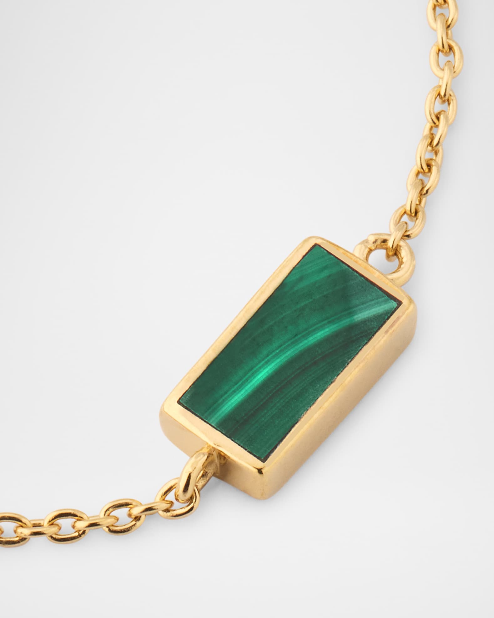 Jan Leslie Single Station Rectangle Dash Necklace | Neiman Marcus