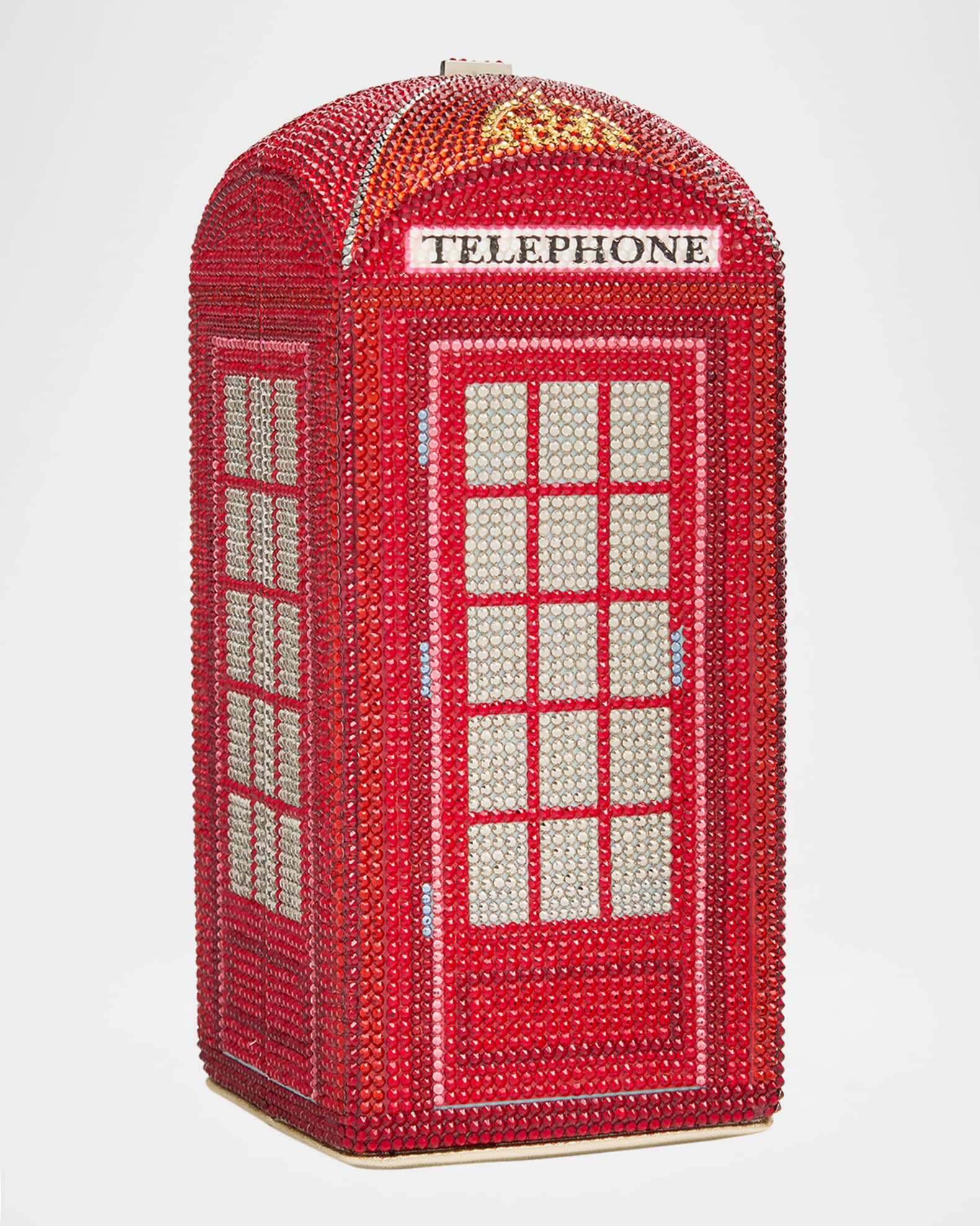 Judith Leiber Couture London Call Phone Booth Clutch Bag | Neiman Marcus
