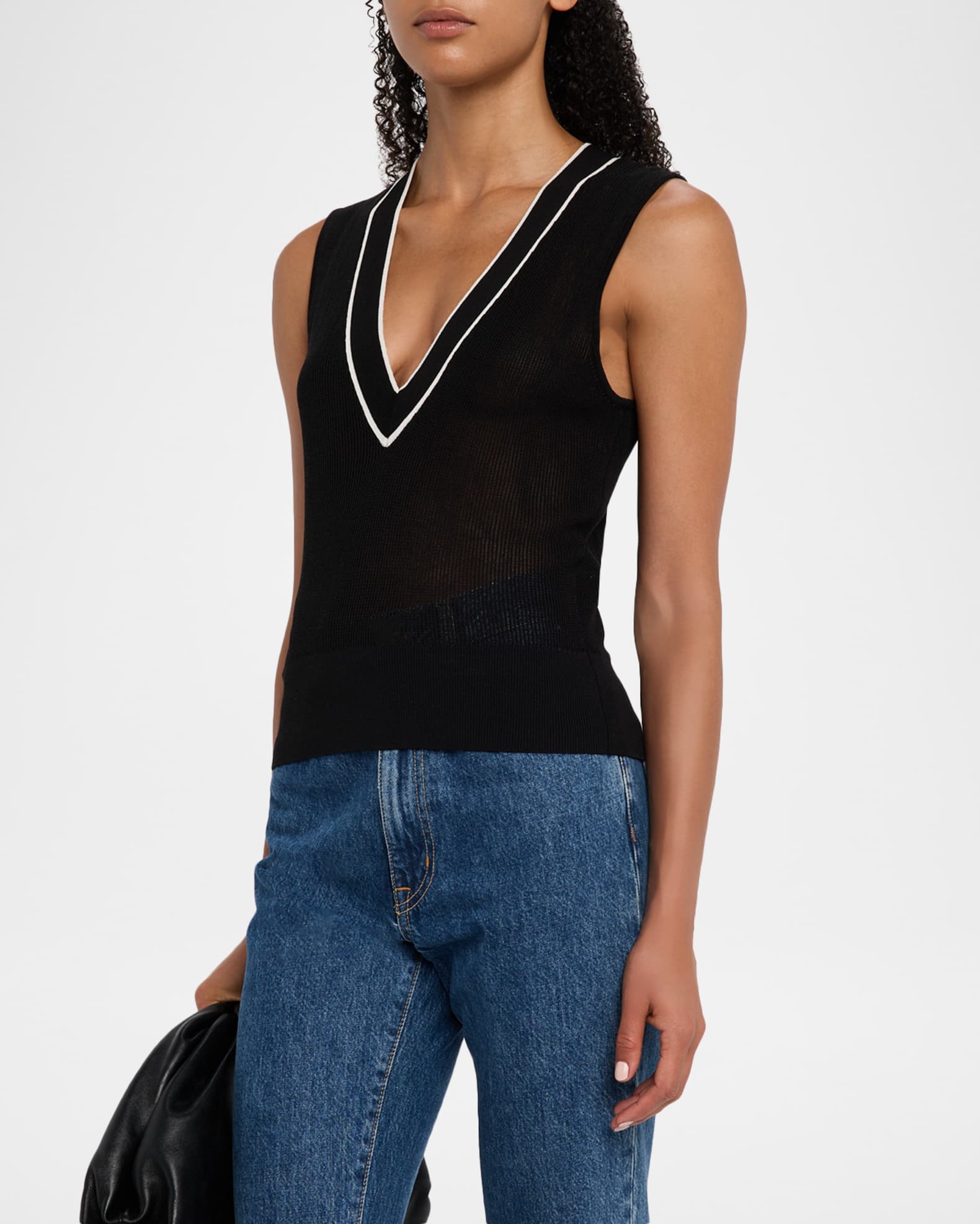 FRAME The Varsity Vest | Neiman Marcus