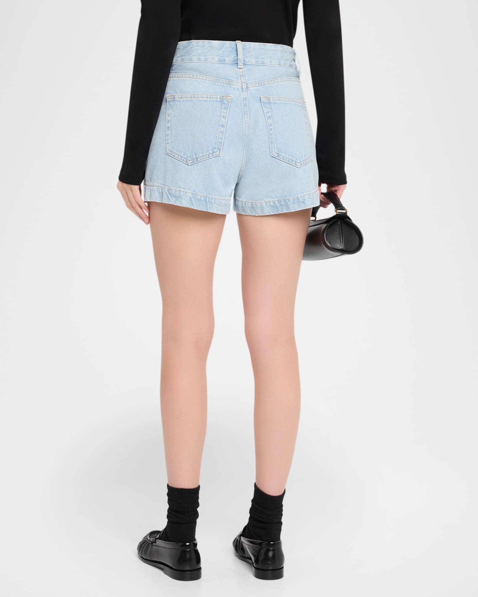 FRAME The Charm Denim Shorts | Neiman Marcus