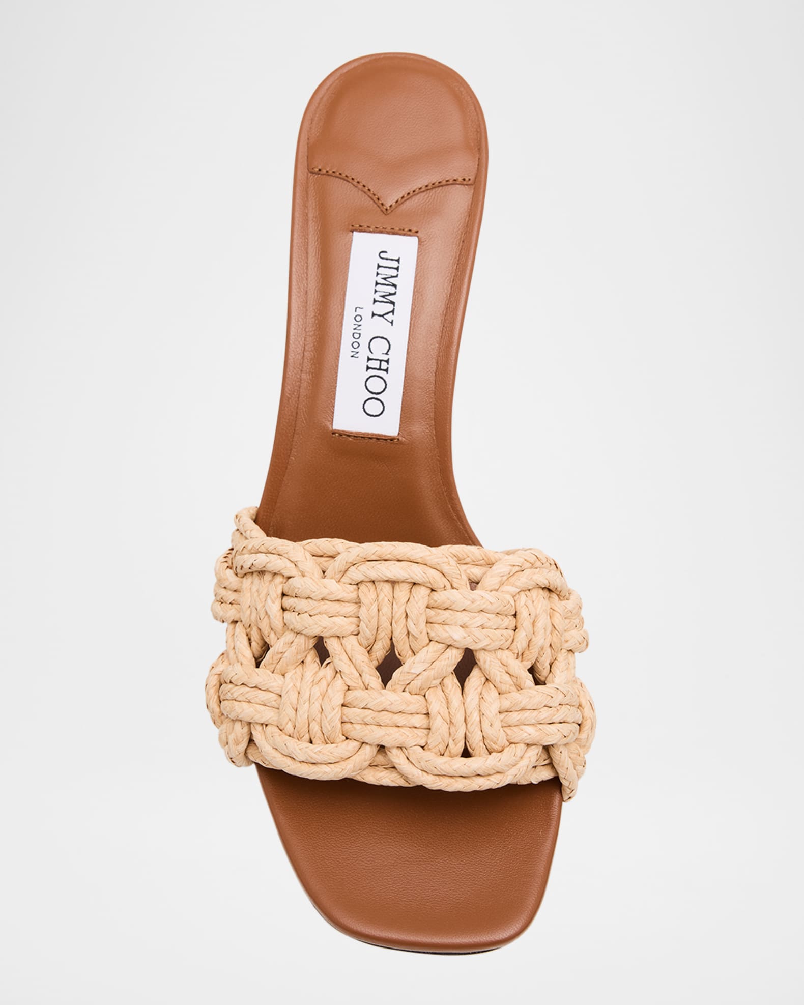 Jimmy Choo Chara 70 Crochet Sandals | Neiman Marcus