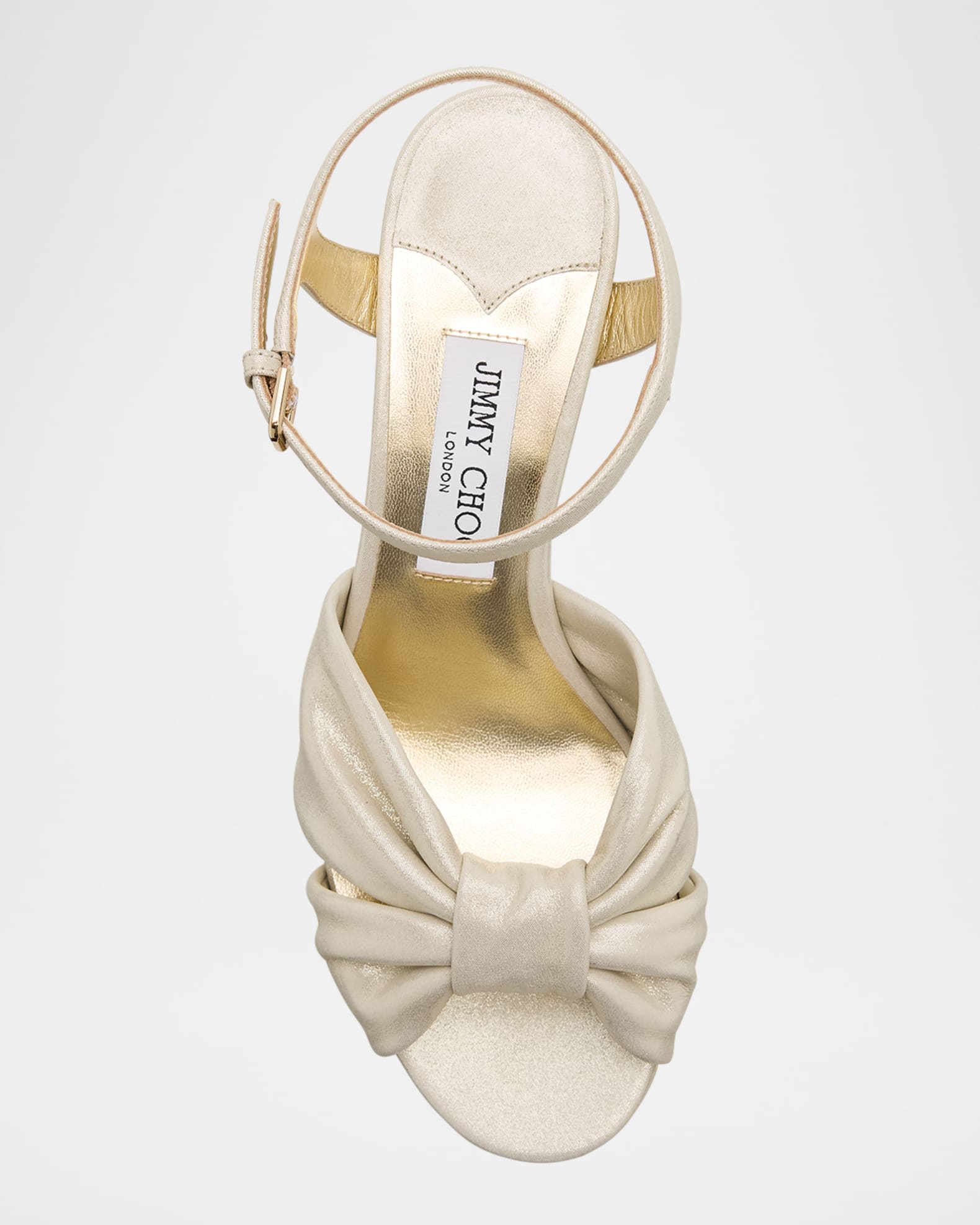 Jimmy Choo Heloise 80 Shimmer Suede Platform Sandals | Neiman Marcus