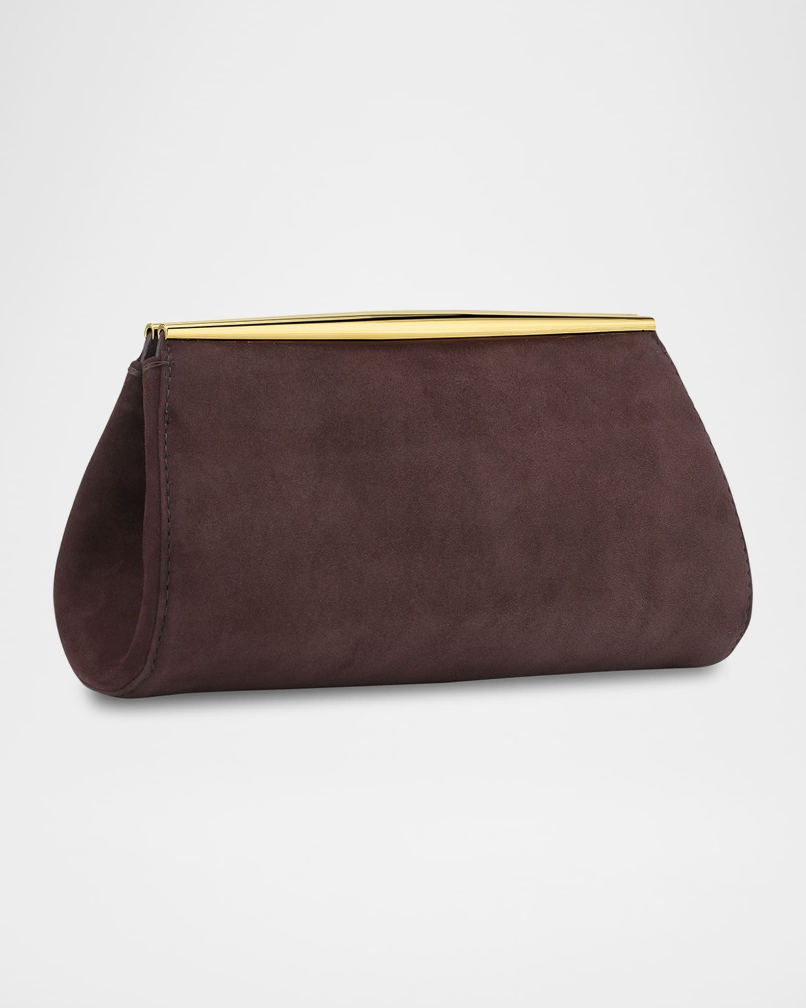 Tyler Ellis Suzannah Suede Clutch Bag | Neiman Marcus