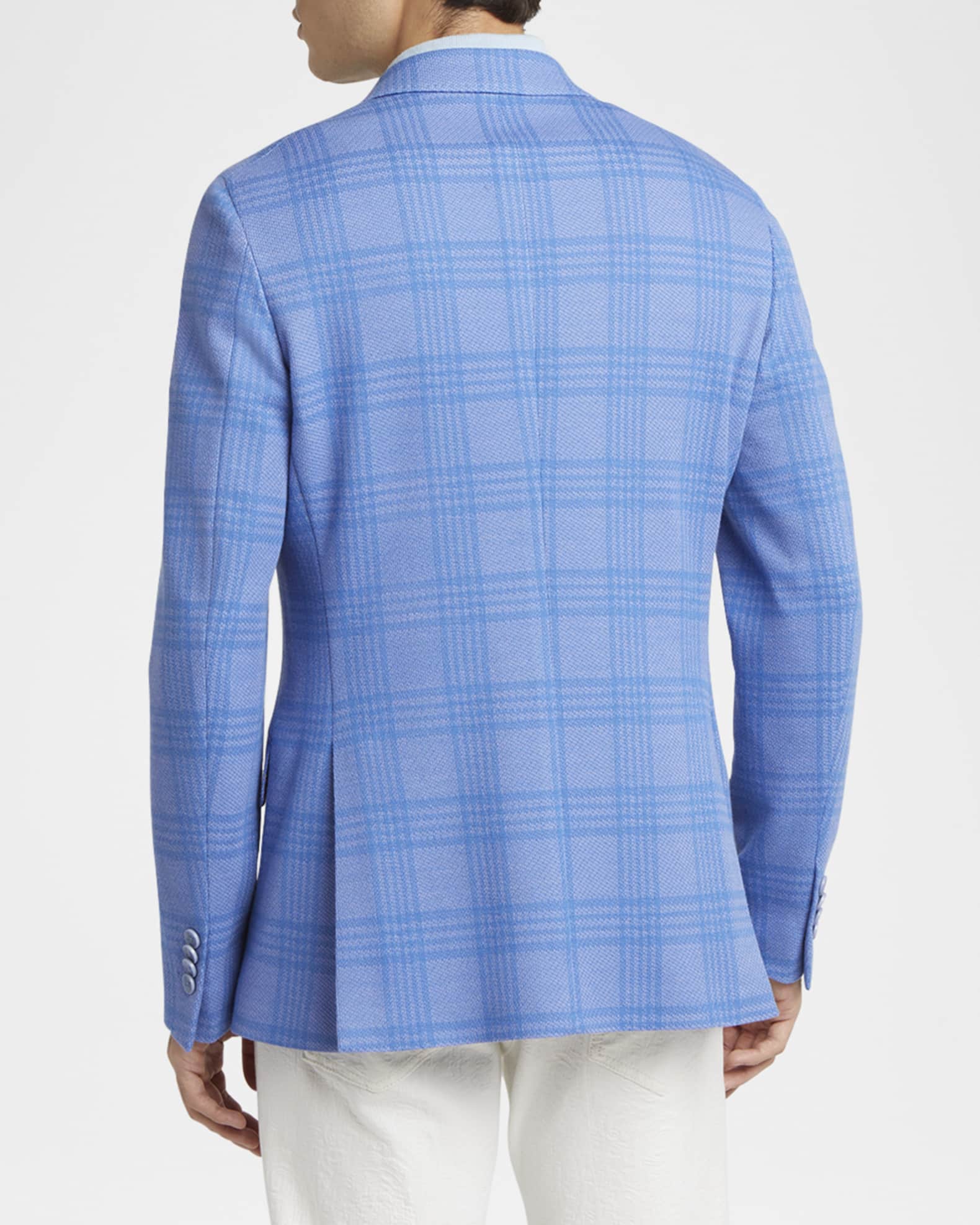 Etro Men's Tonal Check Two-Button Sport Coat | Neiman Marcus