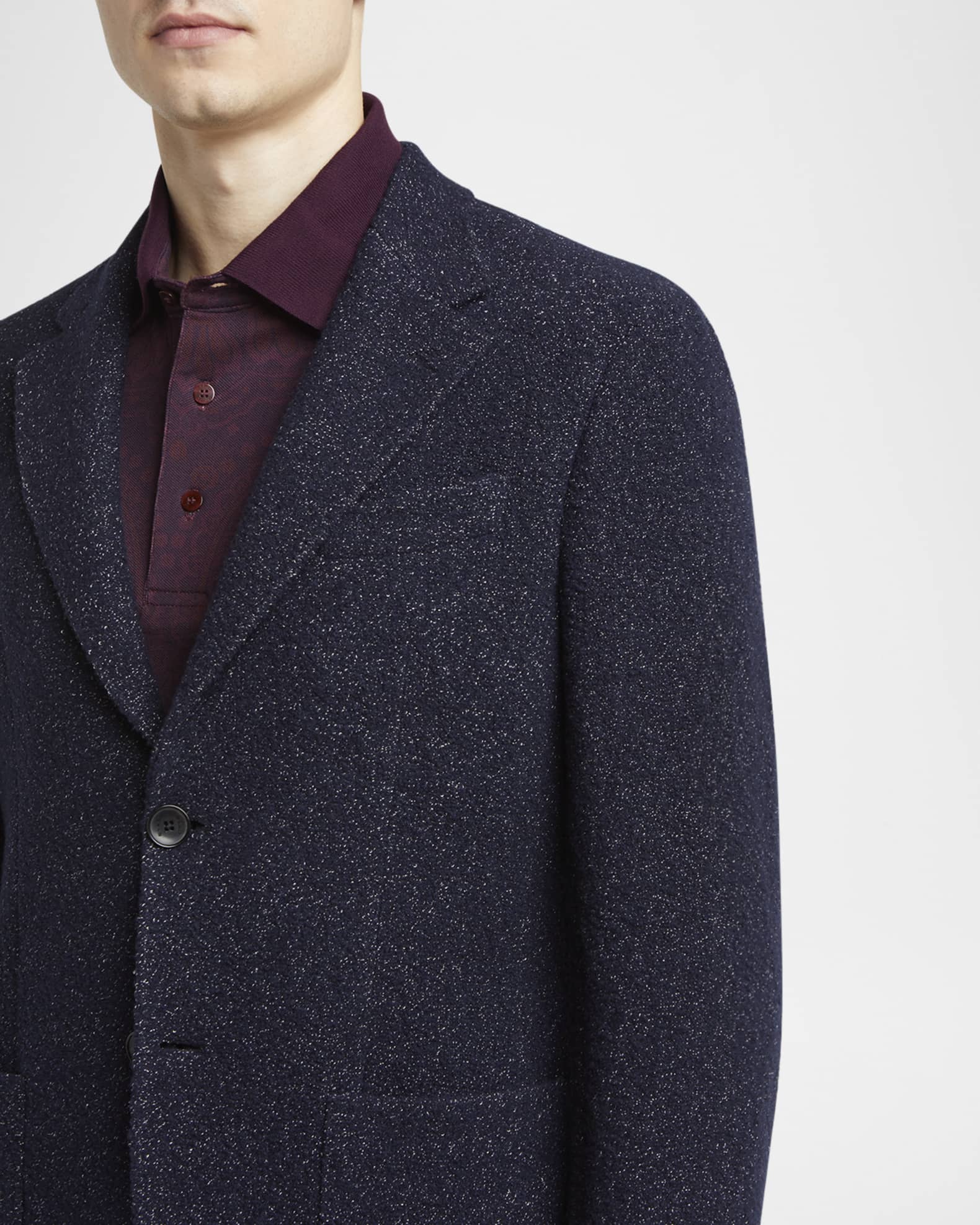 Etro Men's Cashmere Boucle Two-Button Sport Coat | Neiman Marcus