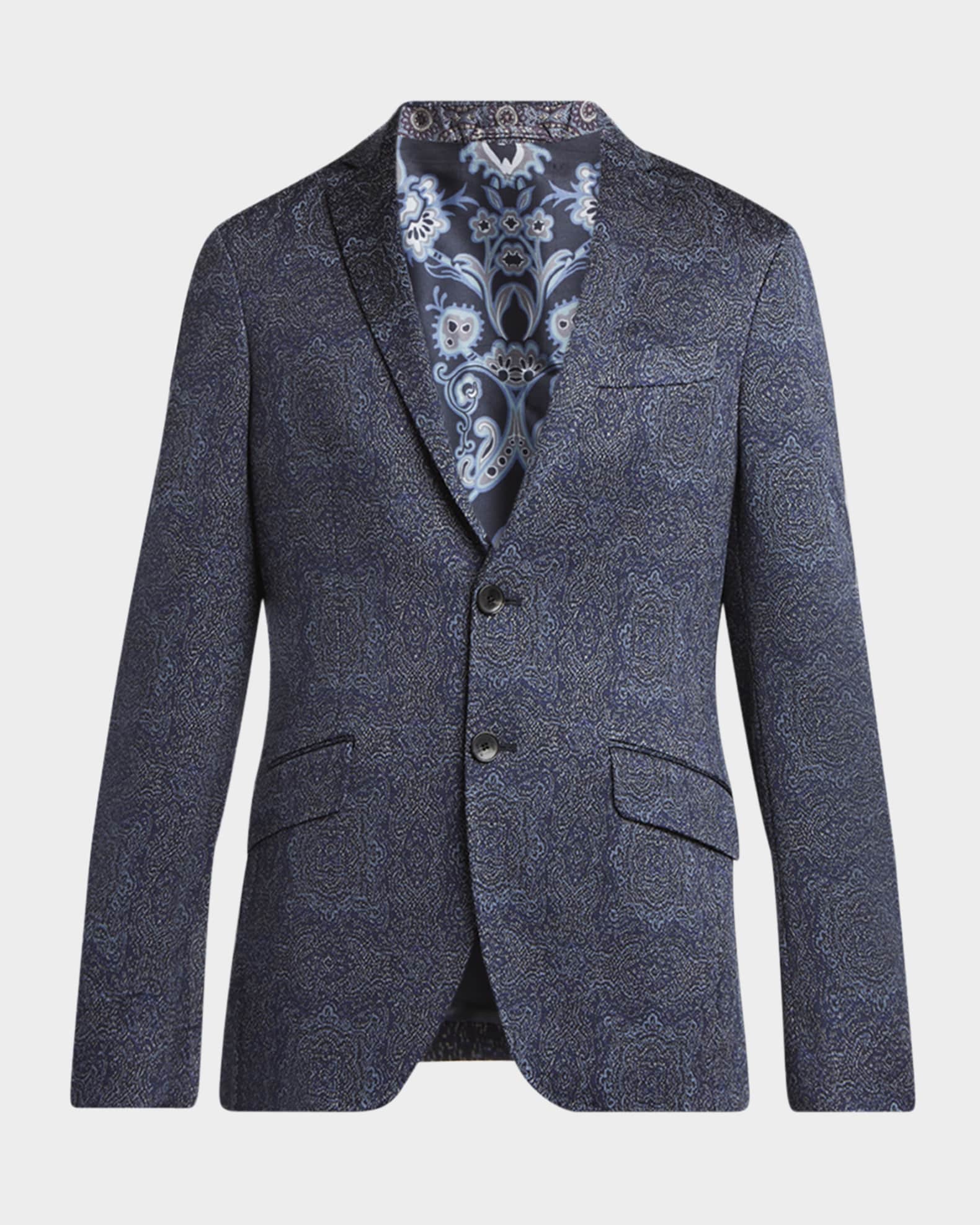 Etro Men's Damask Jacquard Two-Button Sport Coat | Neiman Marcus