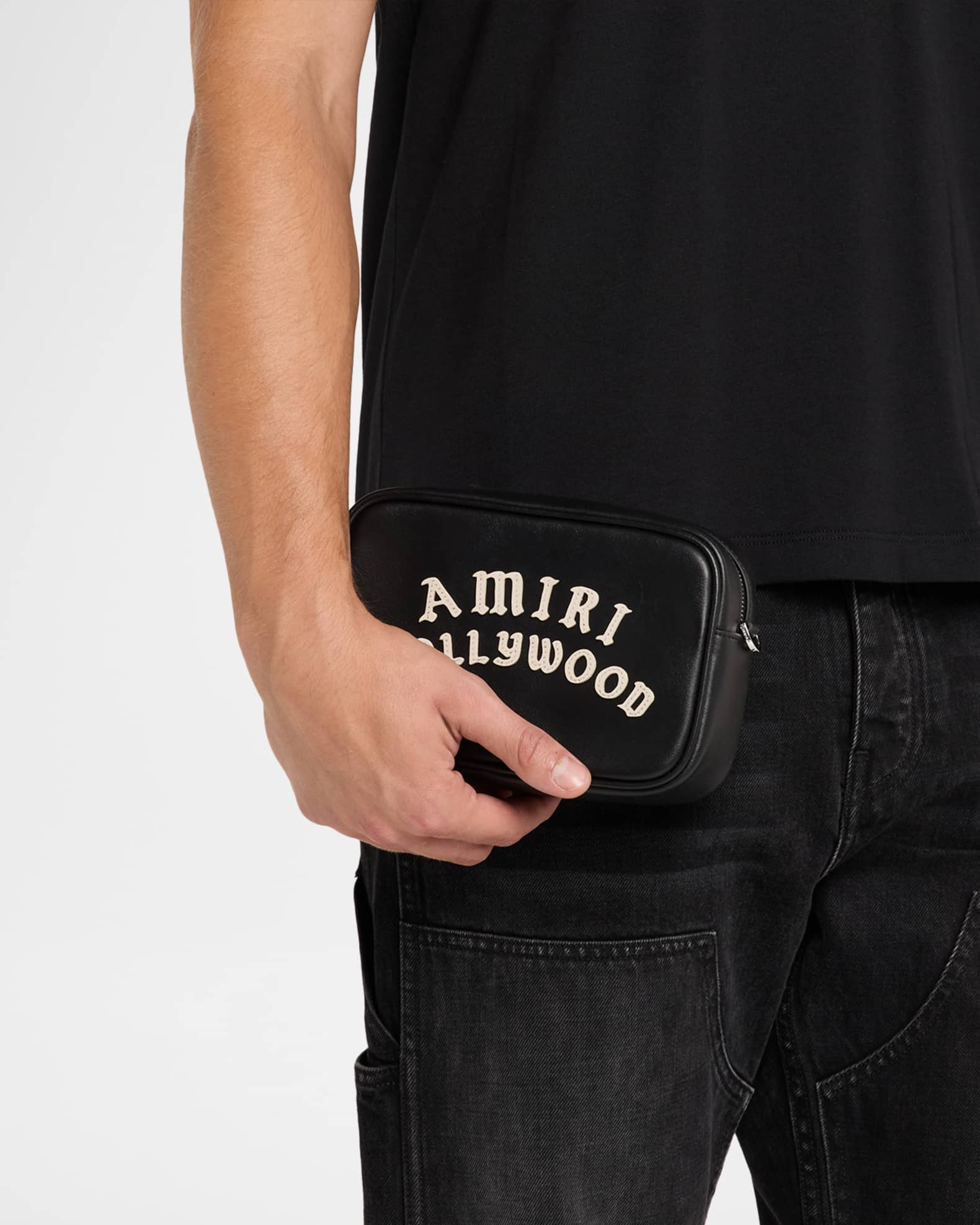 Amiri Men's Amiri Hollywood Leather Camera Bag | Neiman Marcus