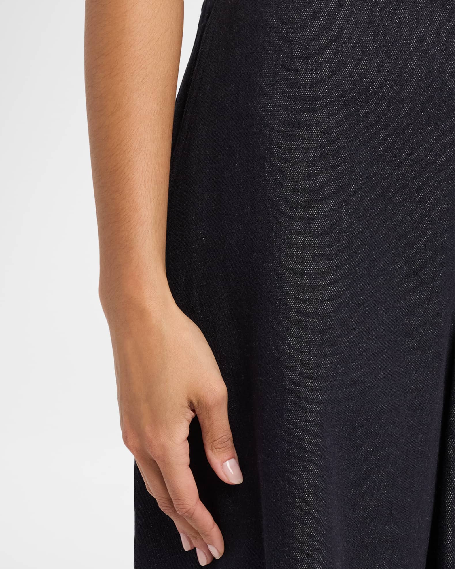 Vince High-Rise Cotton Twill Pants | Neiman Marcus