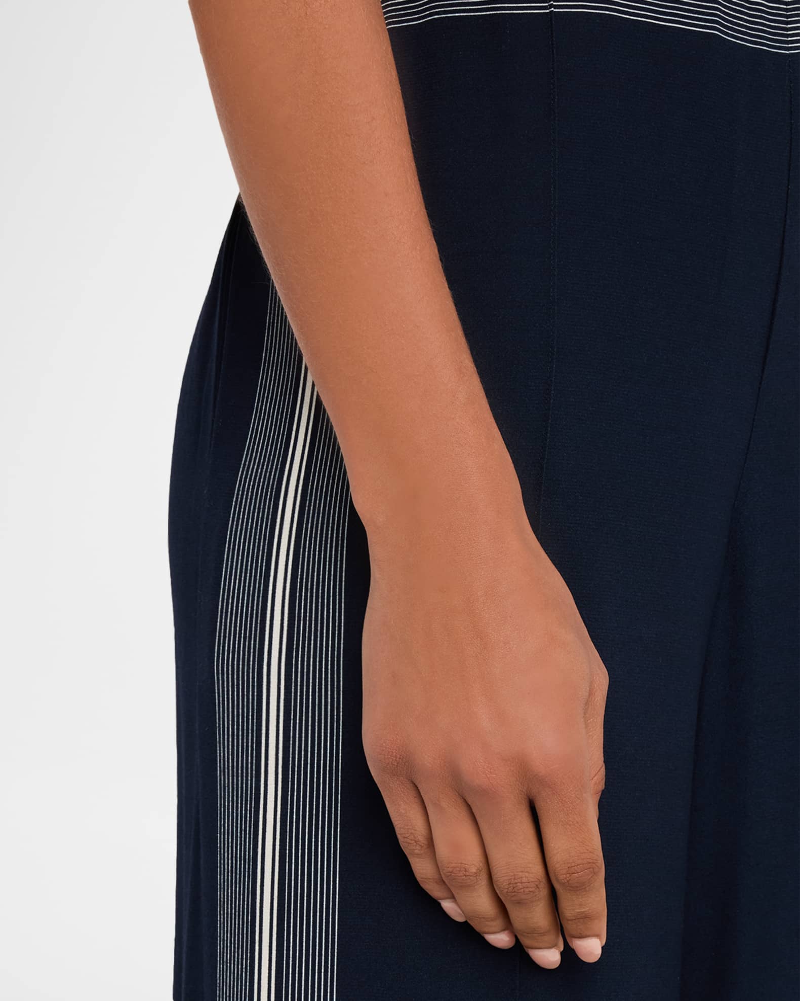 Vince Mid-Rise Stripe Pull-On Pants | Neiman Marcus