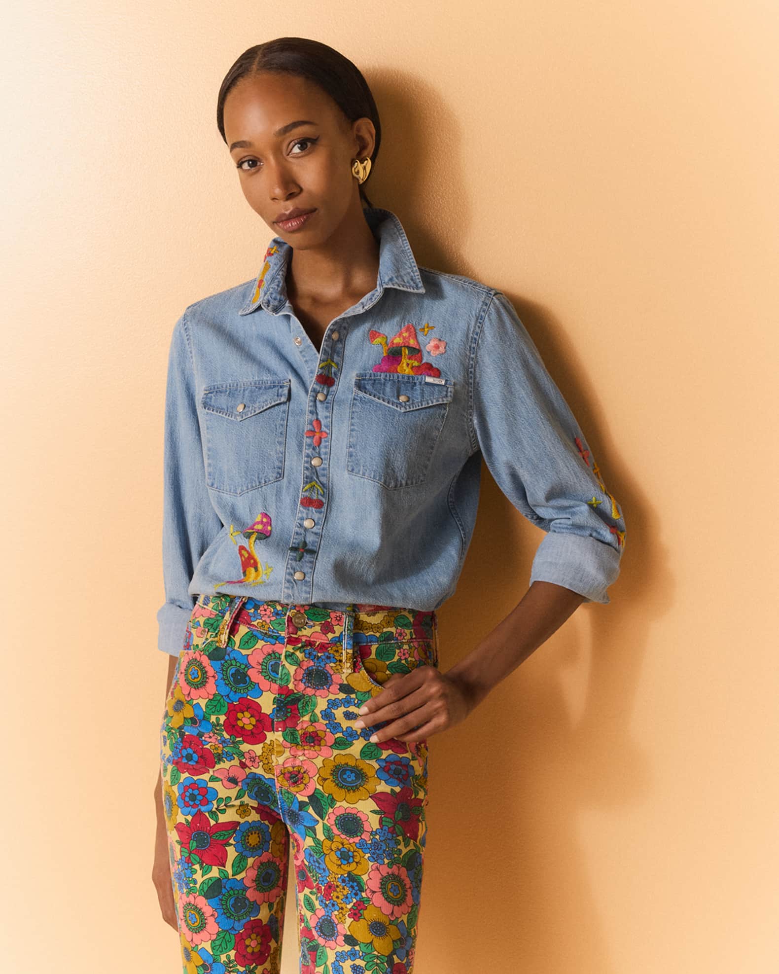 MOTHER The Honey Shirt | Neiman Marcus