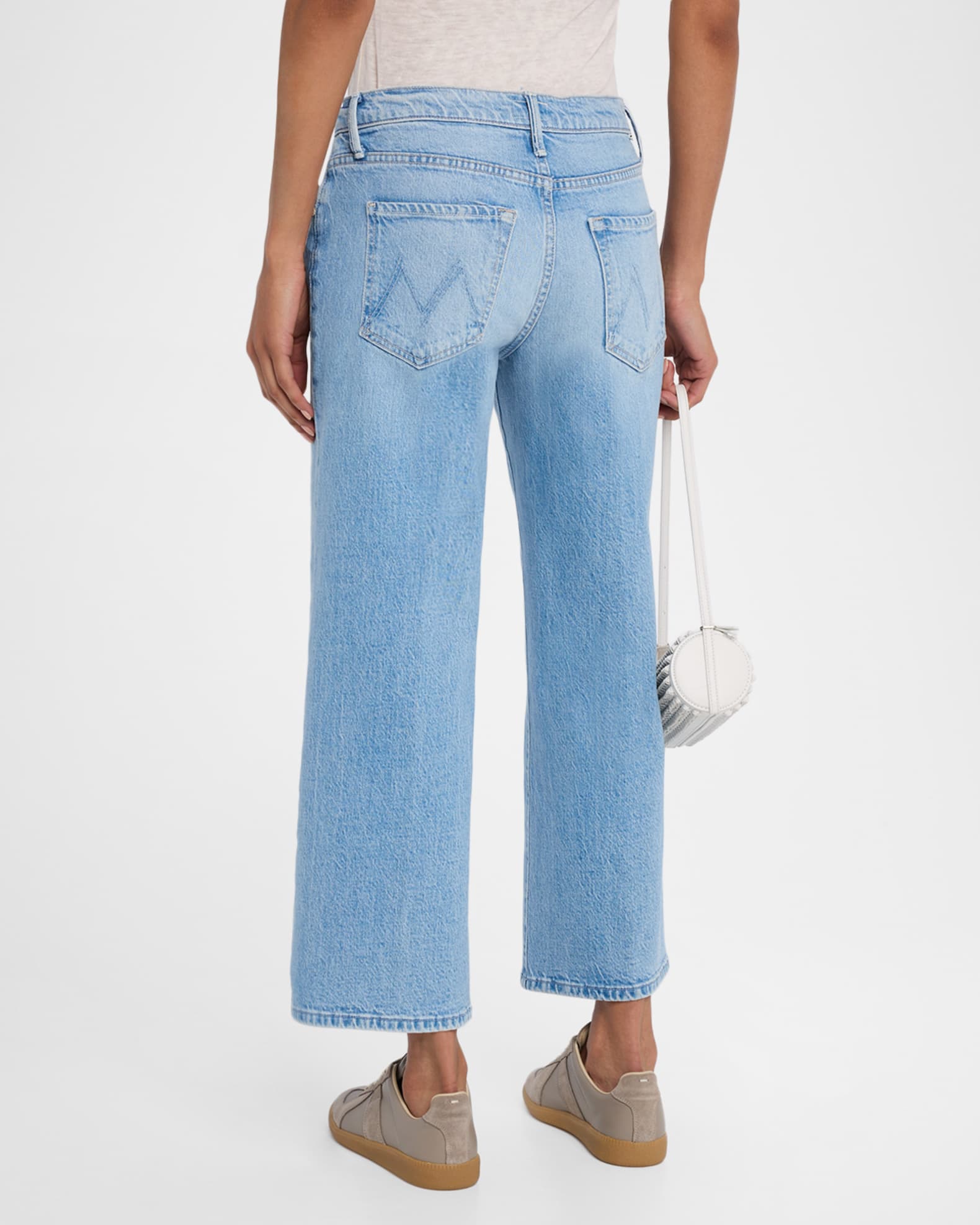 MOTHER Lil' Mid-Rise Maven Ankle Jeans | Neiman Marcus