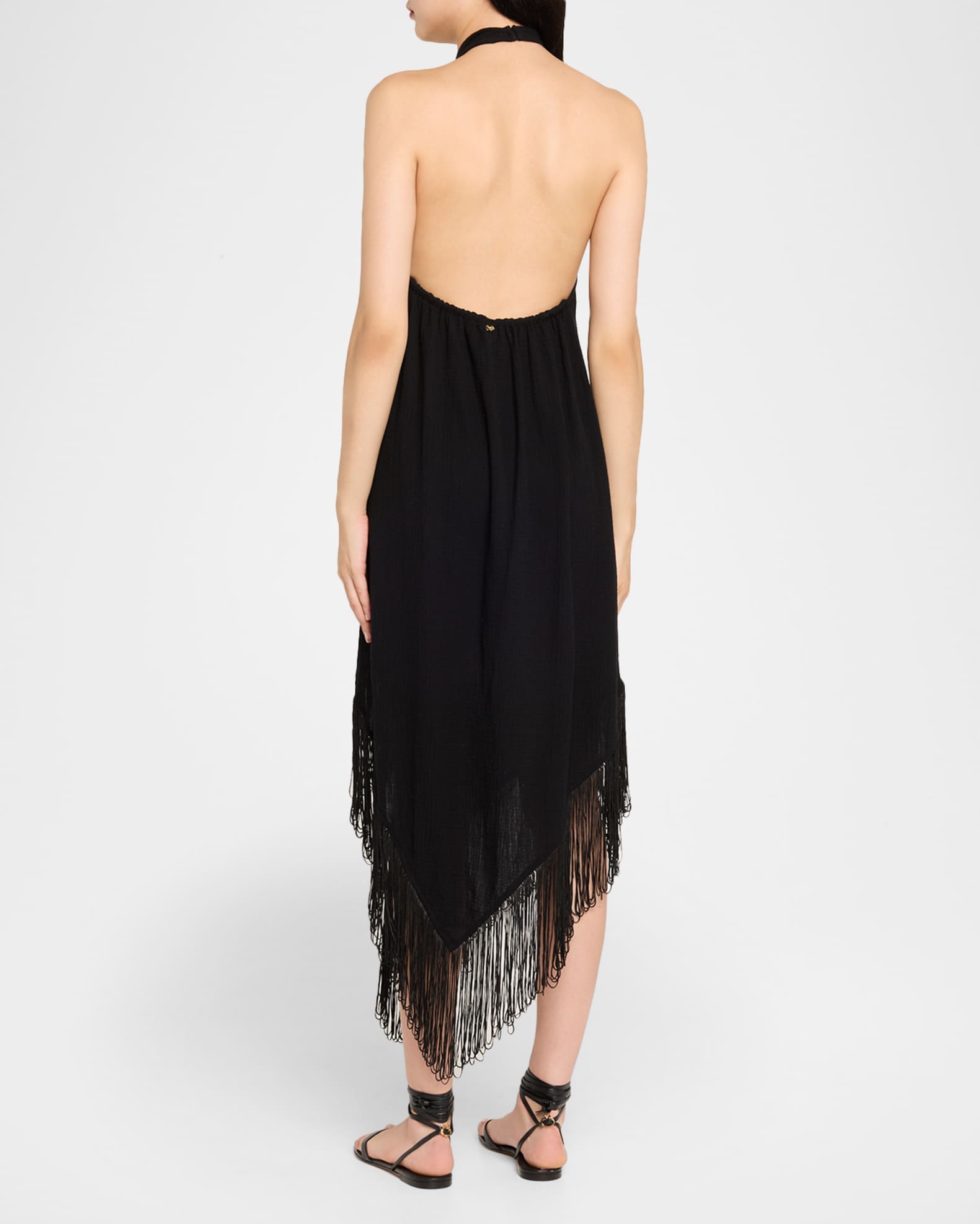 PQ Swim Kate Fringe-Trim Dress | Neiman Marcus