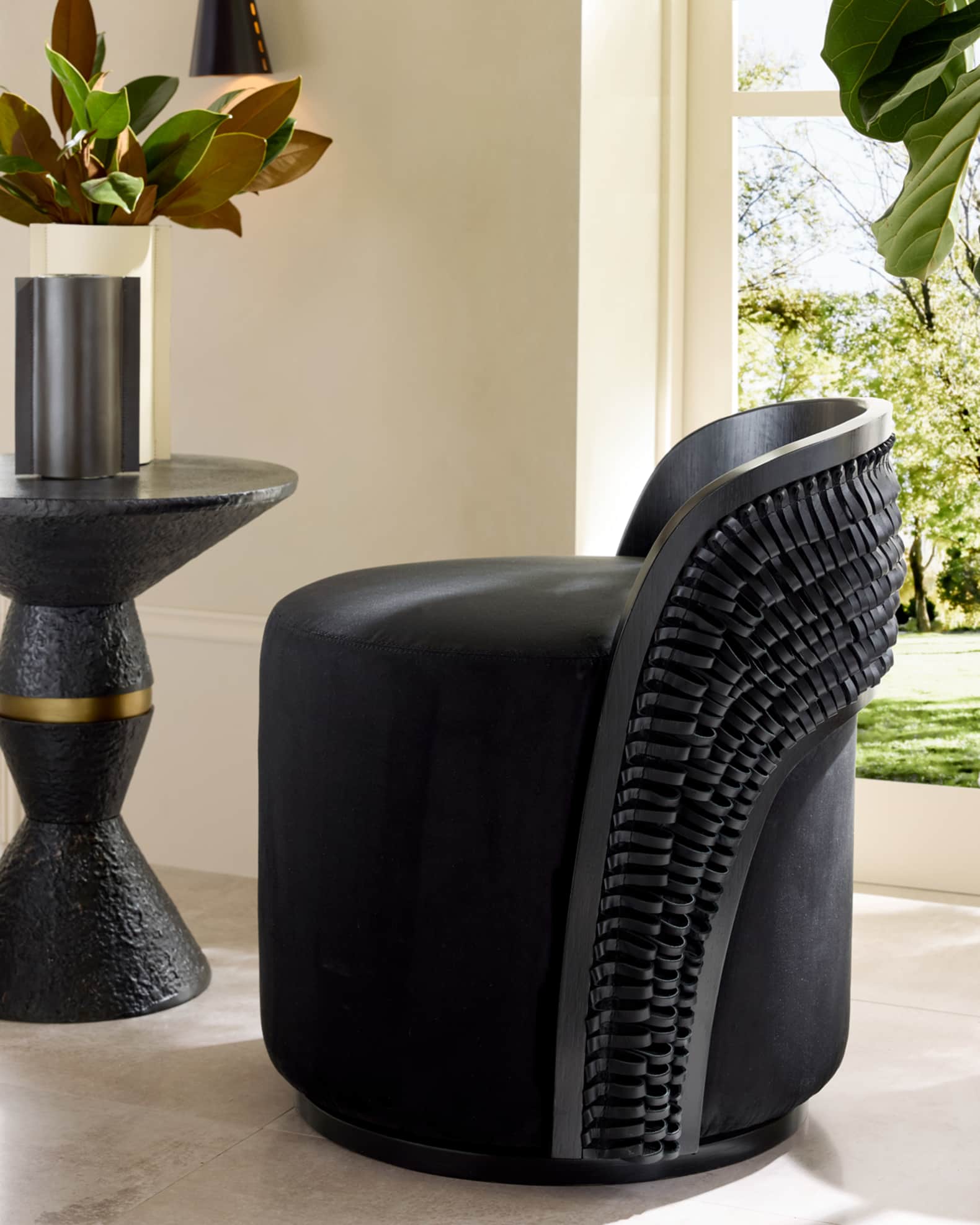 Arteriors Gretel Swivel Chair | Neiman Marcus