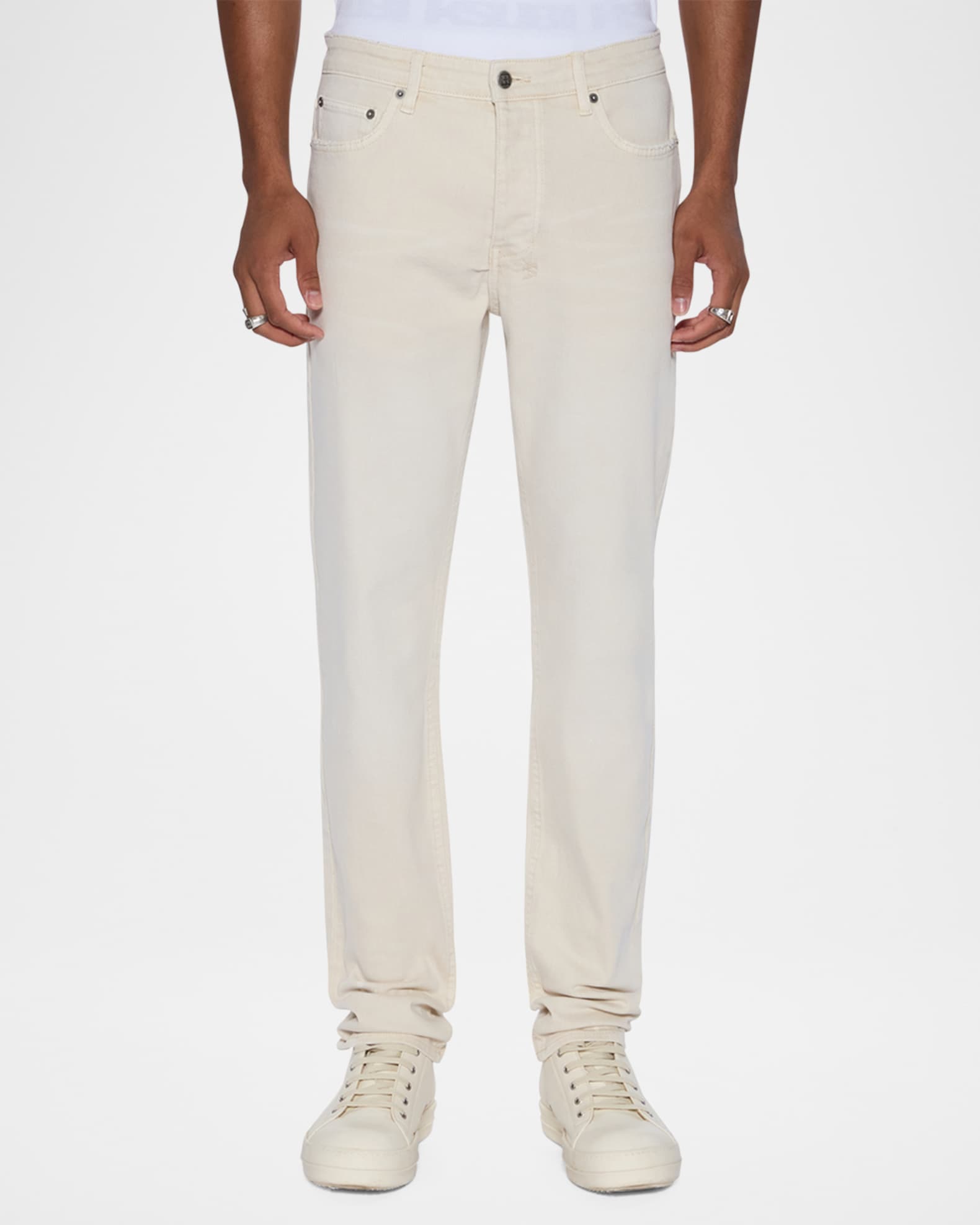 Ksubi Men's Chitch 1999 Ivory Slim Jeans | Neiman Marcus