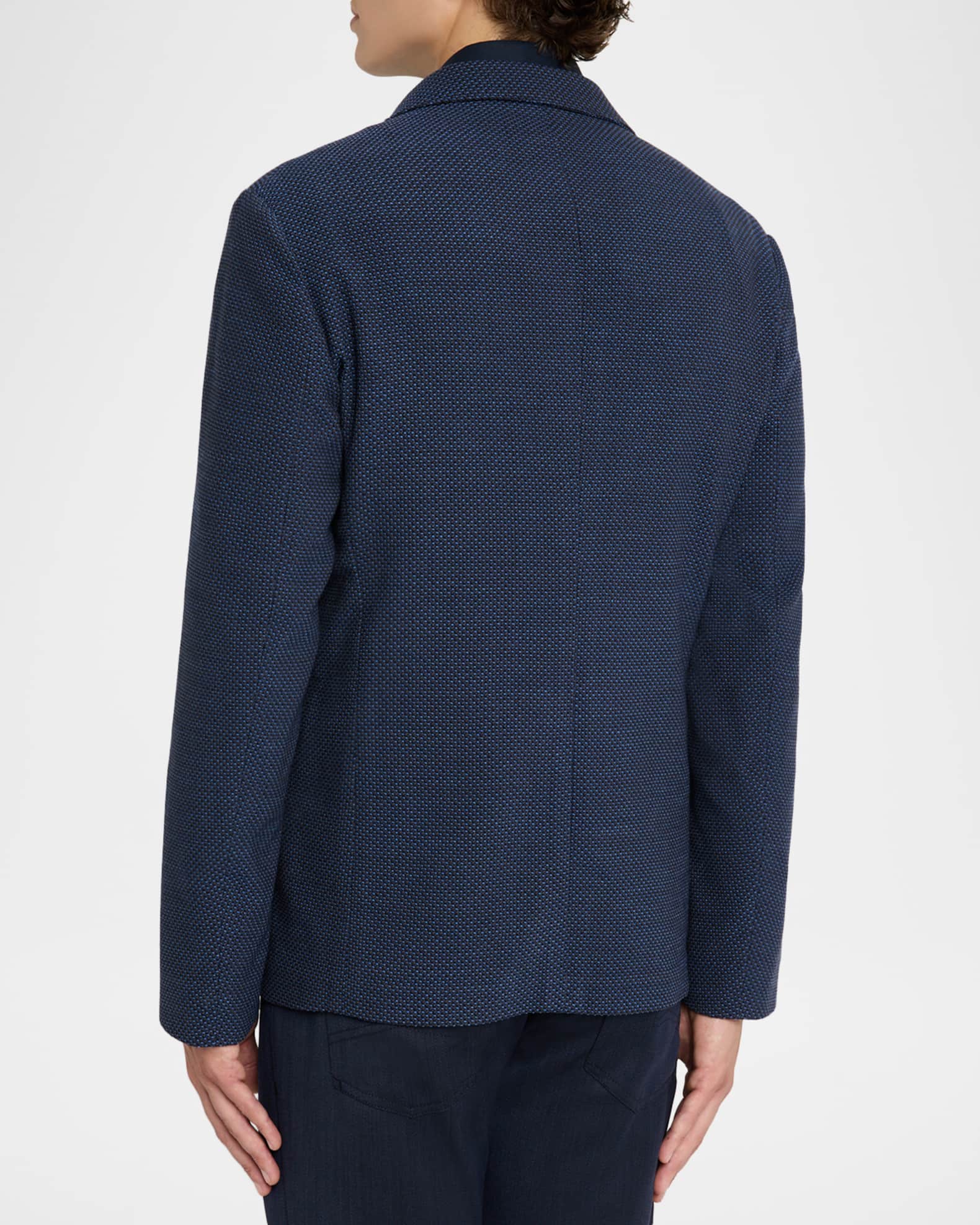 Emporio Armani Men's Jacquard Wool Soft Sport Coat | Neiman Marcus