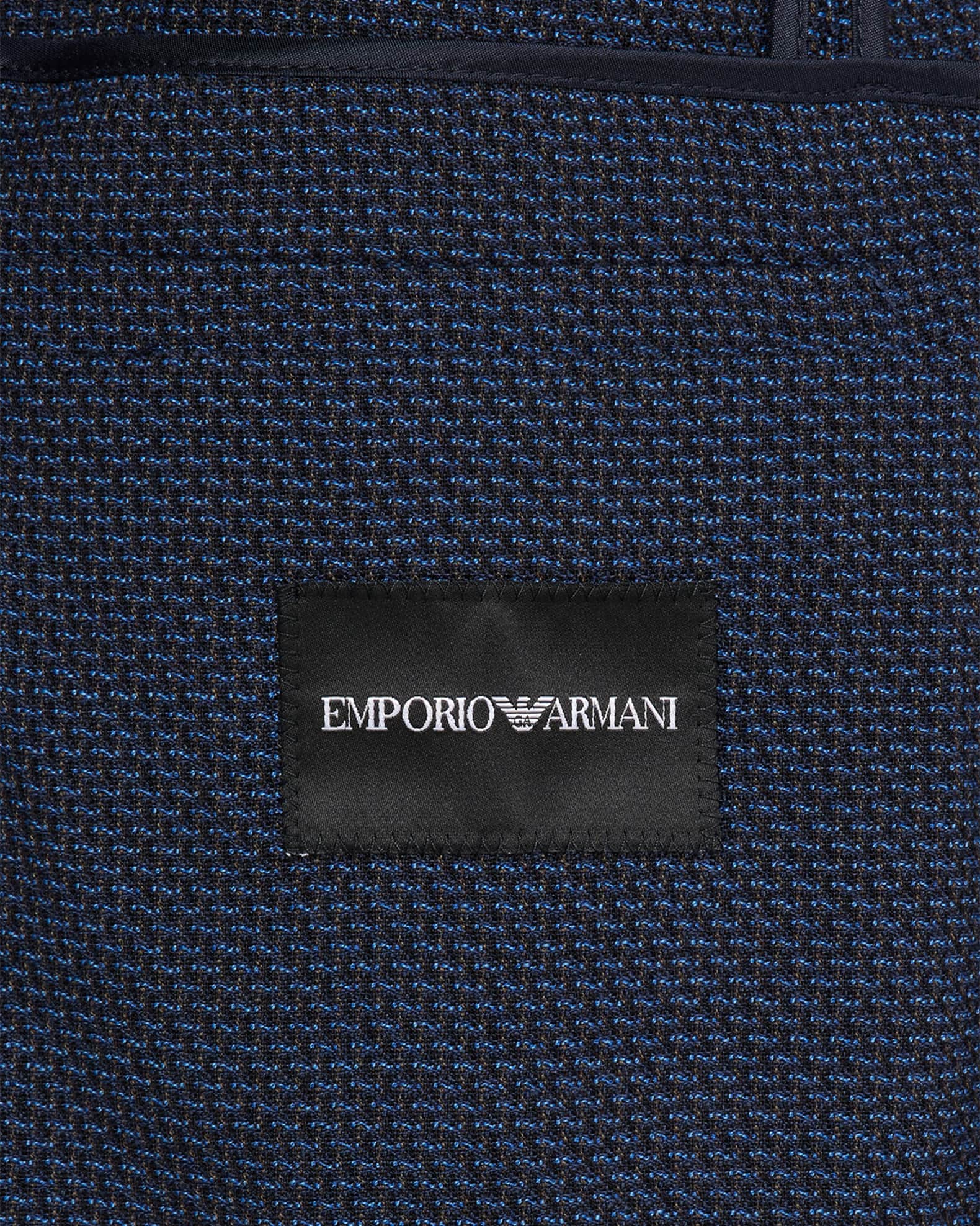 Emporio Armani Men's Jacquard Wool Soft Sport Coat | Neiman Marcus
