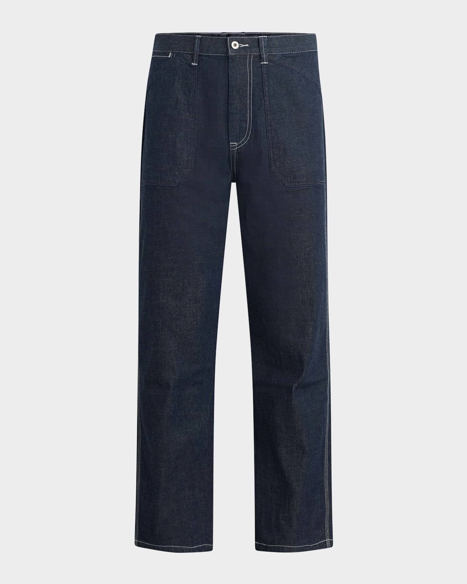 Joe's Jeans Men's Chambray Straight-Leg Utility Pants | Neiman Marcus