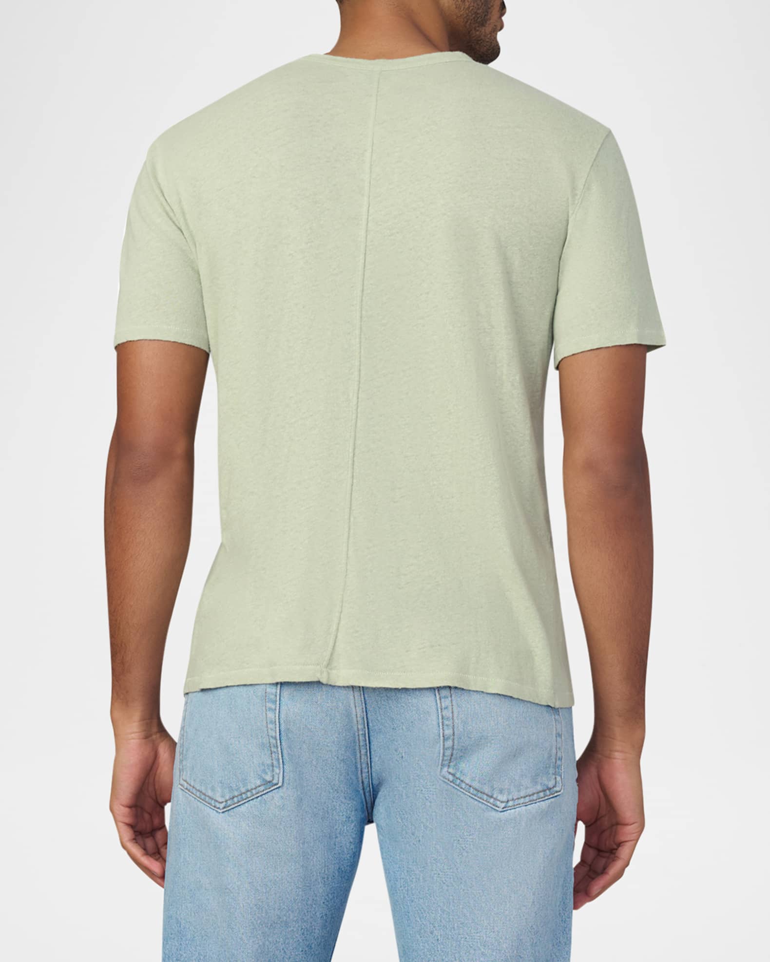 Joe's Jeans Men's Bespoke Cotton and Linen Crewneck T-Shirt | Neiman Marcus