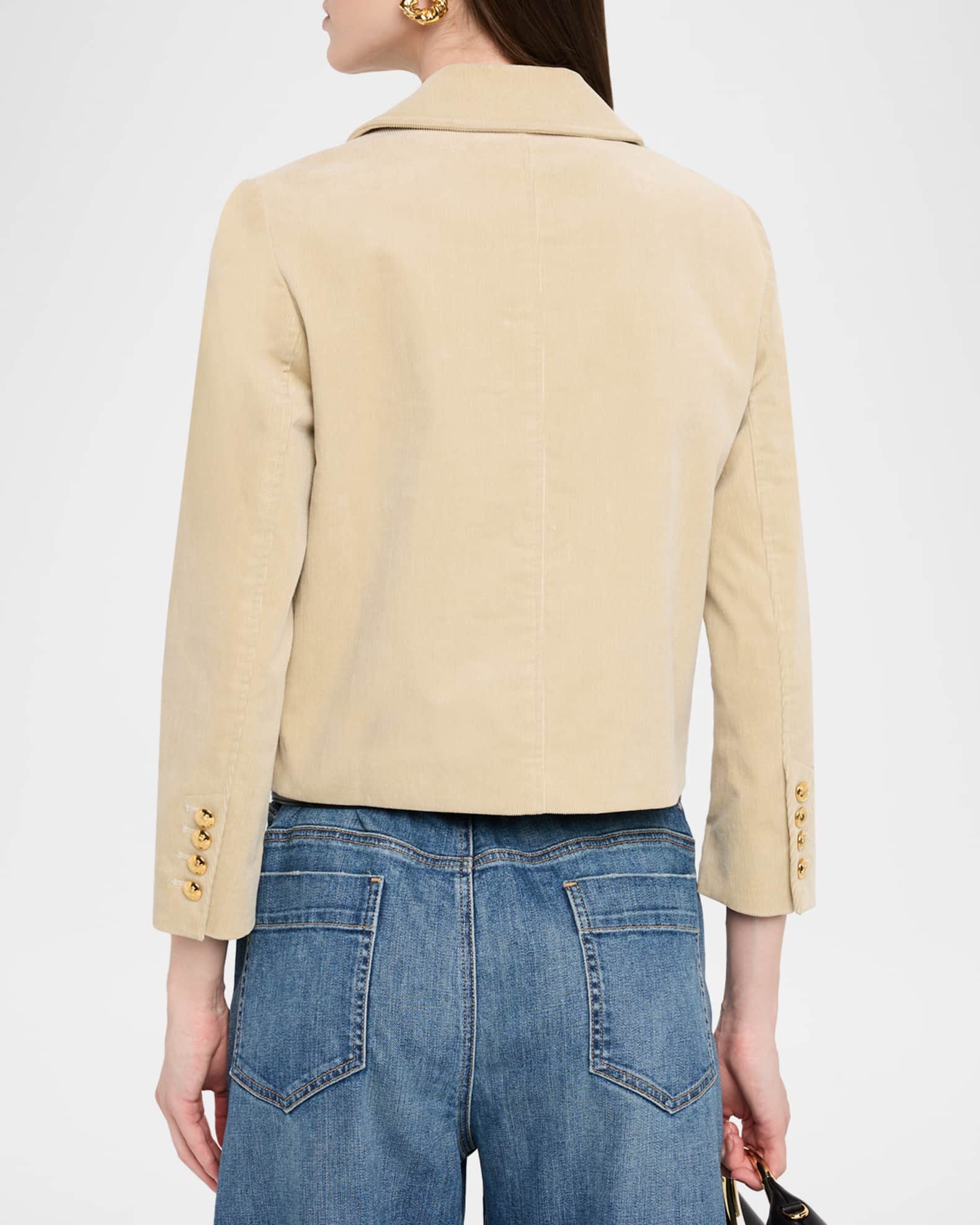 Nili Lotan Chamonix Corduroy Short Jacket | Neiman Marcus
