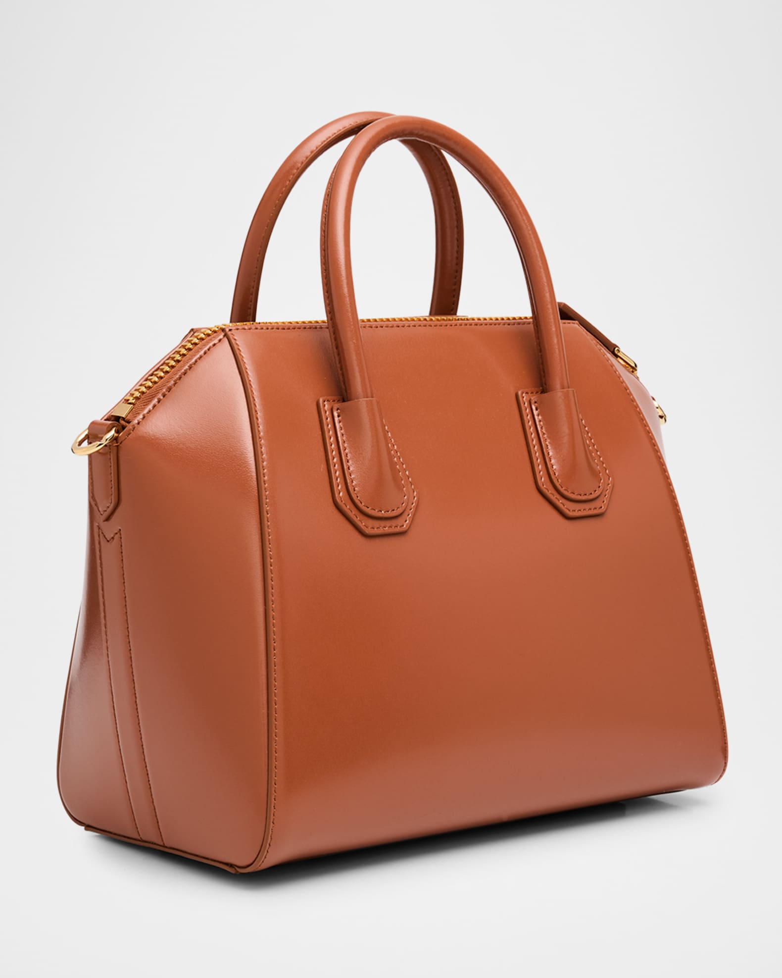 Givenchy Antigona Small Top-Handle Bag in Box Leather | Neiman Marcus