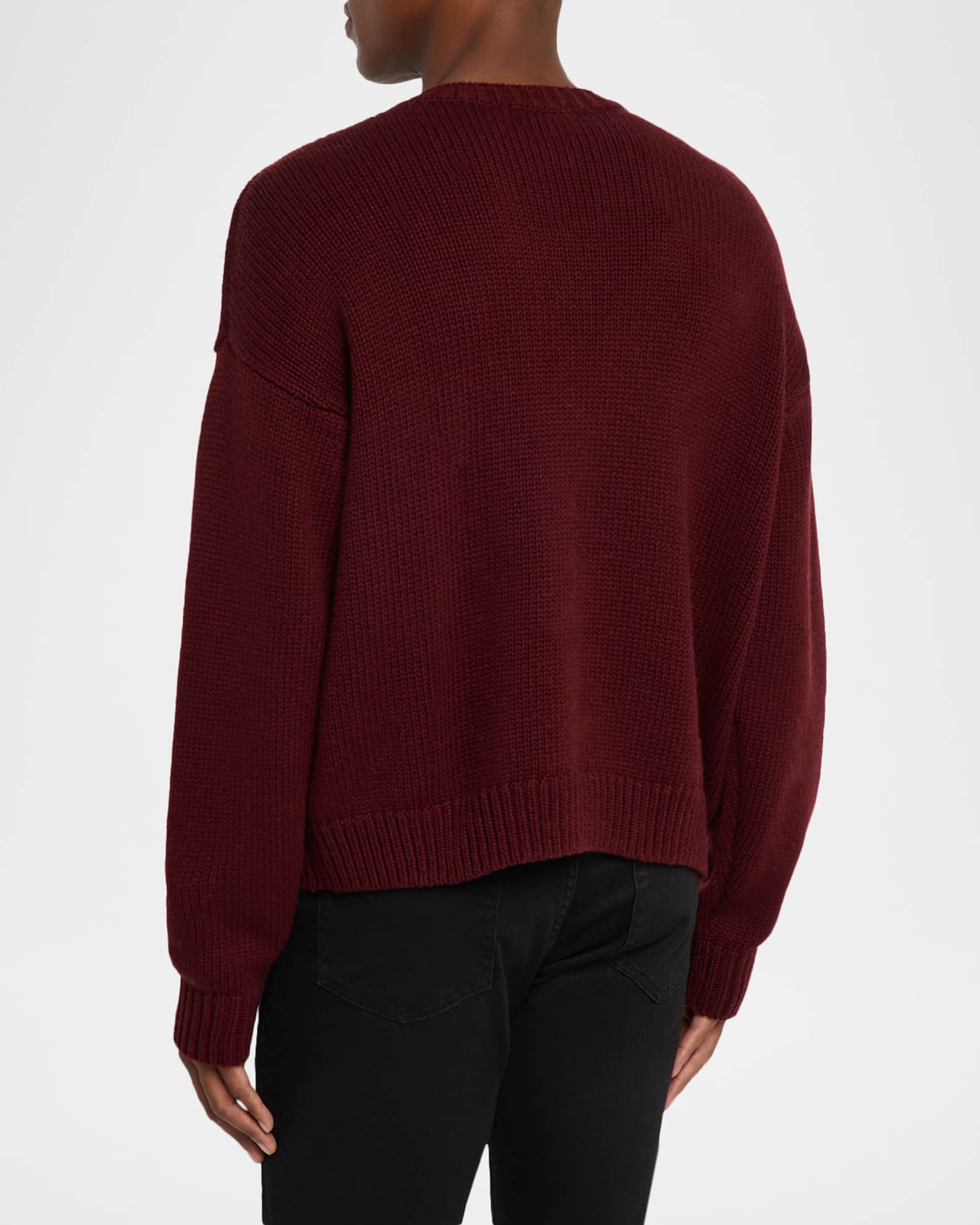 FRAME Men's Wool and Cashmere Knit V-Neck Sweater | Neiman Marcus