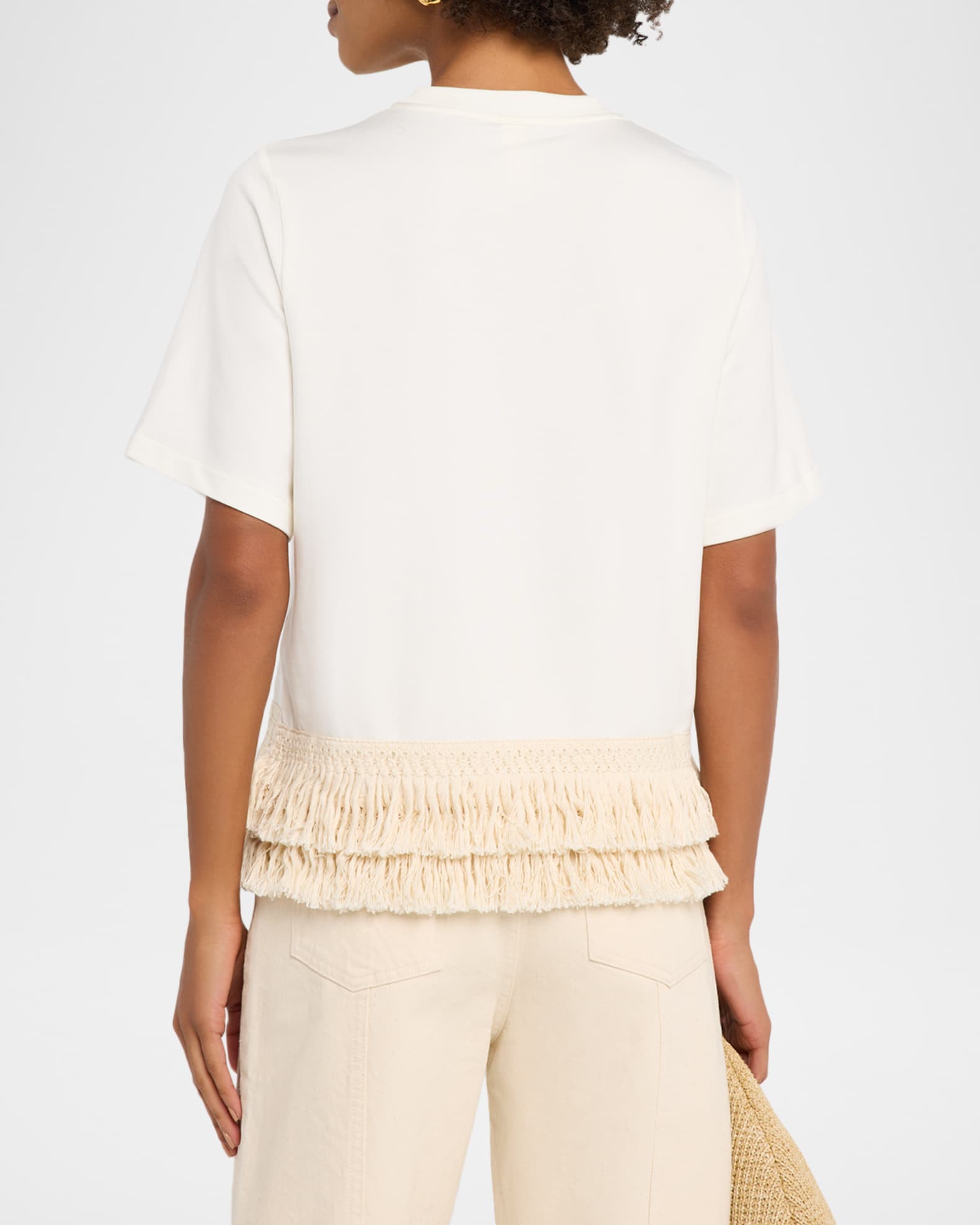 Akyn Studio Xena Italian Fleece T-Shirt | Neiman Marcus