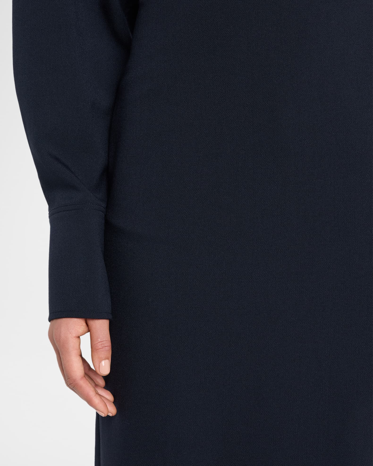 Victoria Beckham Kick Detail Skirt | Neiman Marcus