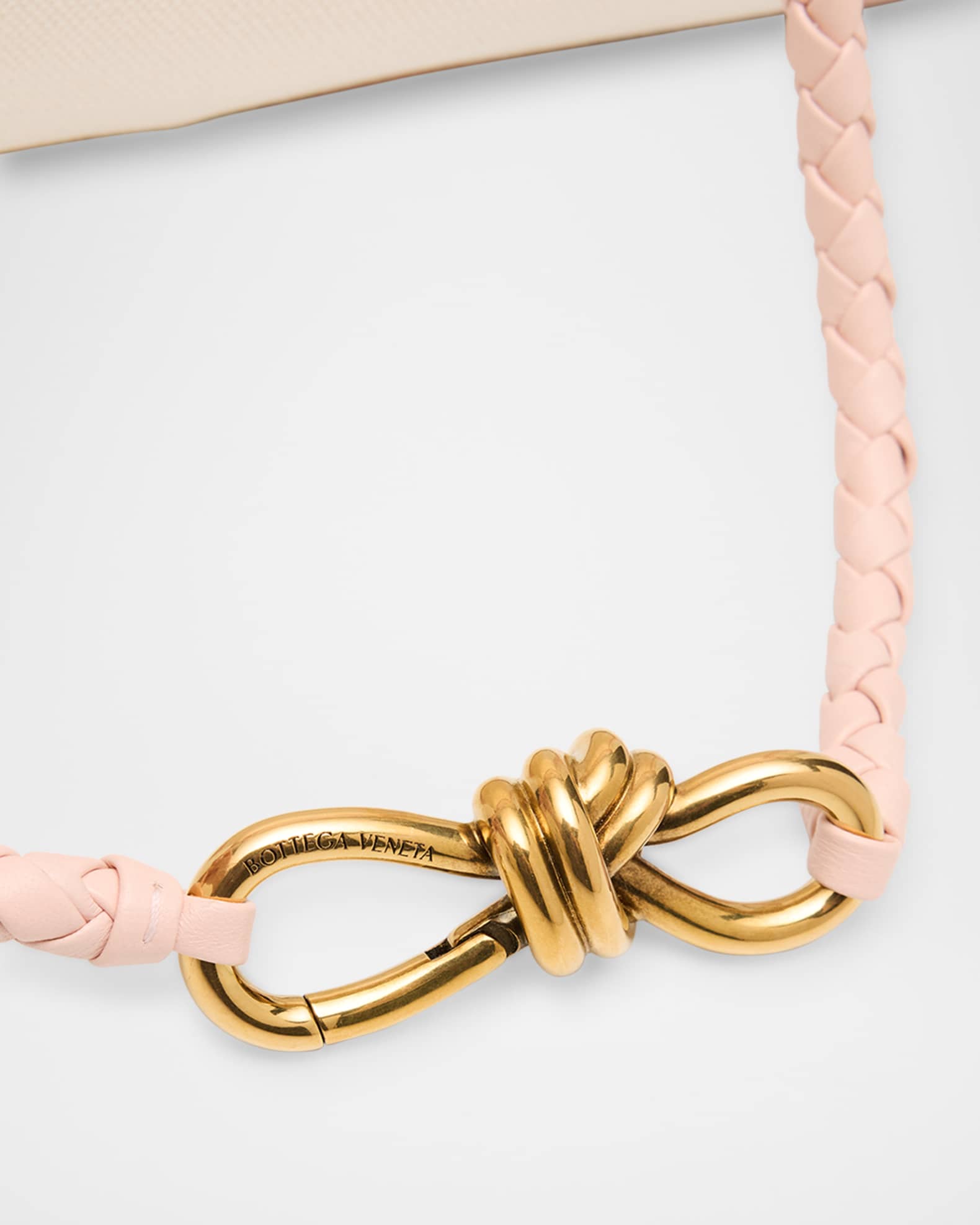 Bottega Veneta Andiamo Canvas and Nappa Small Top-Handle Bag | Neiman ...