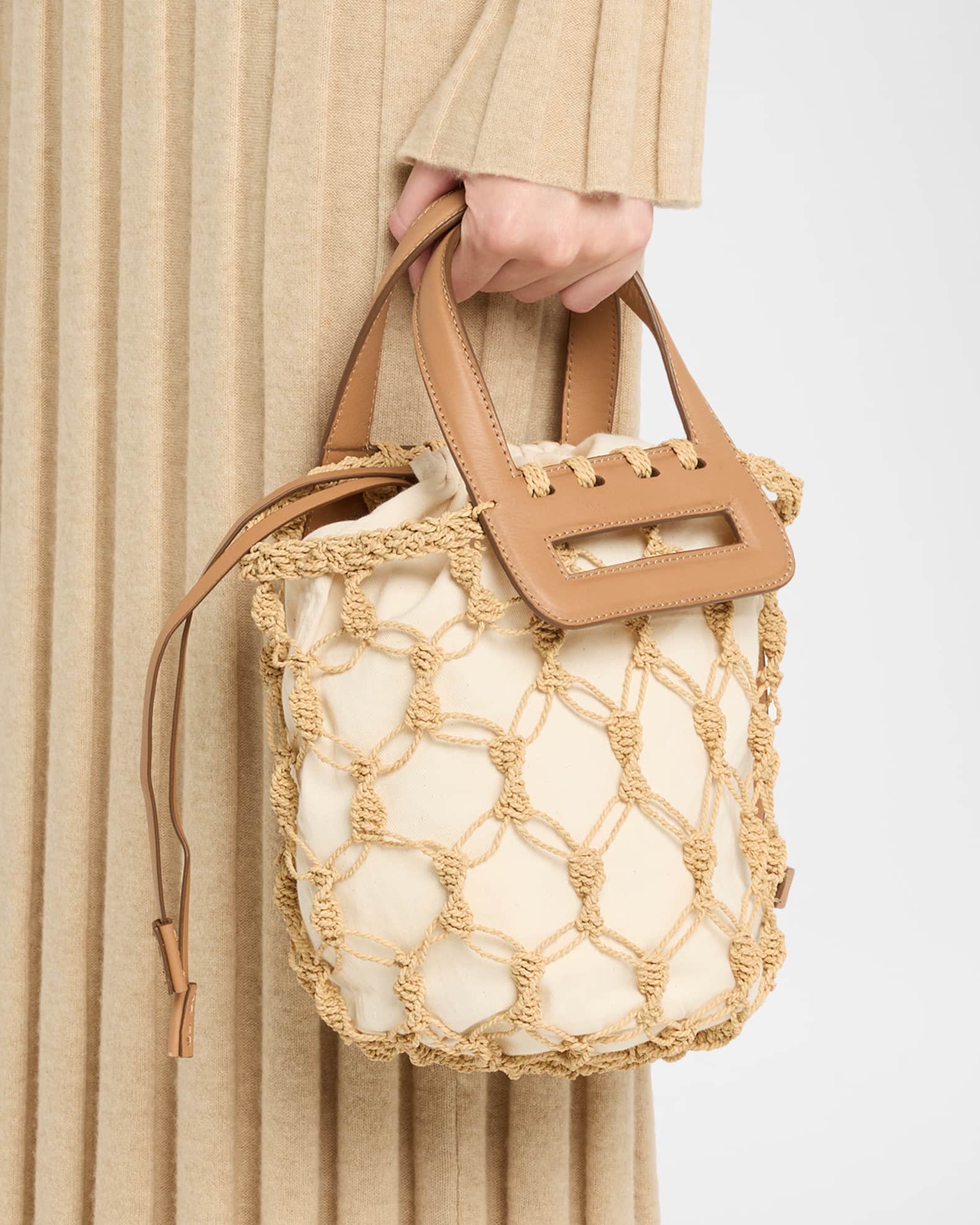 Helen Kaminski Belize Macrame Tote Bag | Neiman Marcus