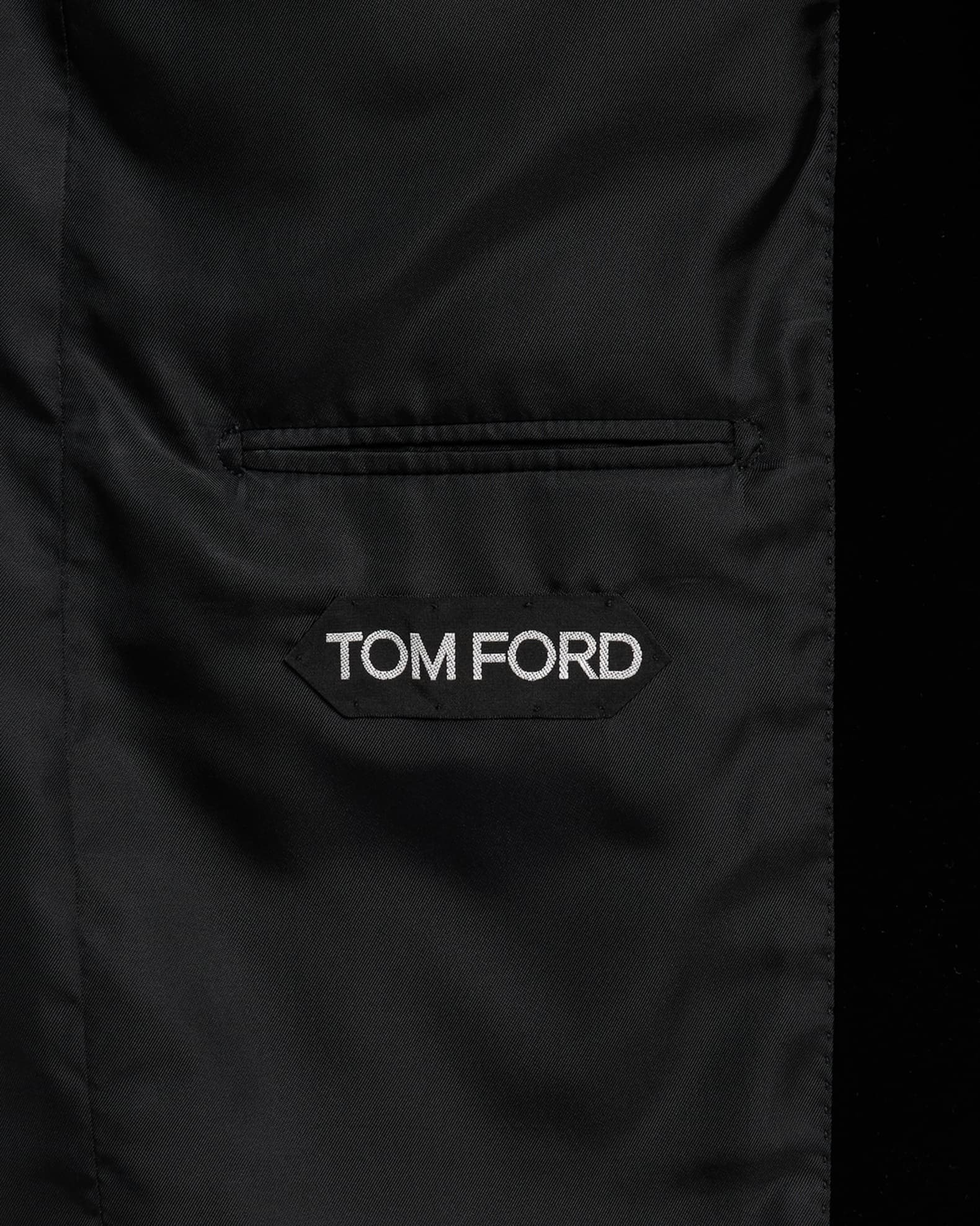 TOM FORD Men's Shelton Velvet Peak Lapel Dinner Jacket | Neiman Marcus