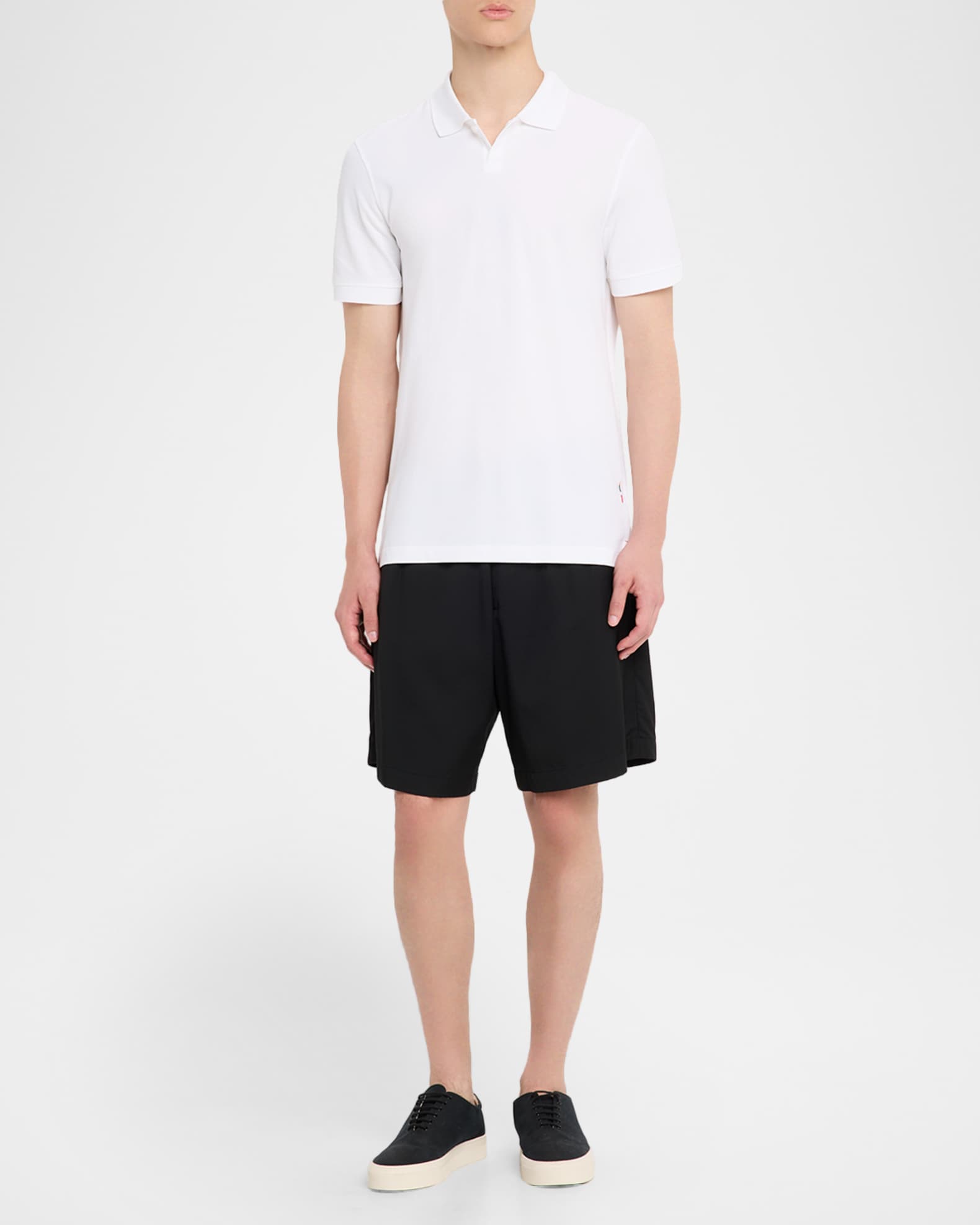 Orlebar Brown Men's Bruno Cotton Pique Polo Shirt | Neiman Marcus