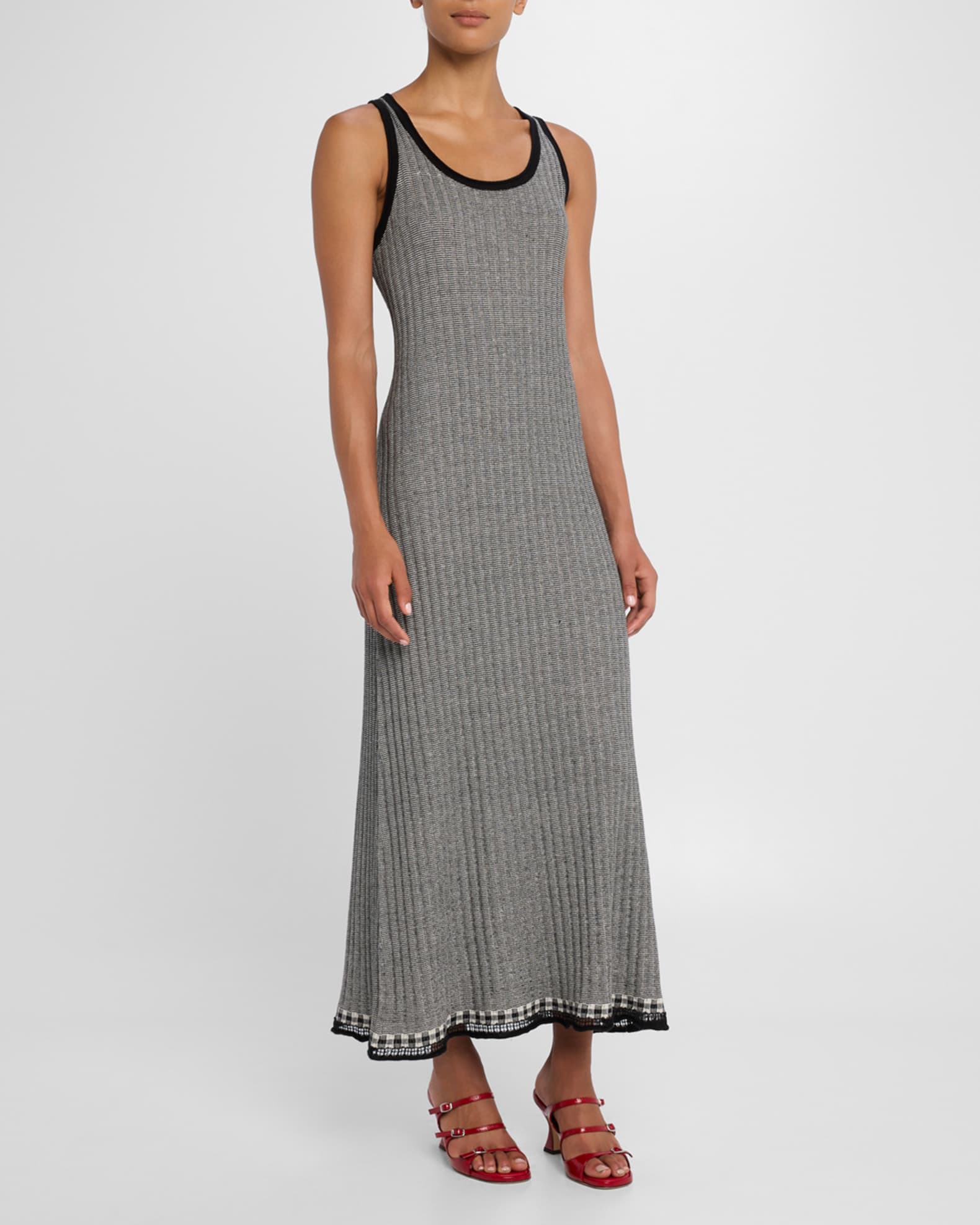 Guest in Residence Fine Stripe Maxi Dress | Neiman Marcus