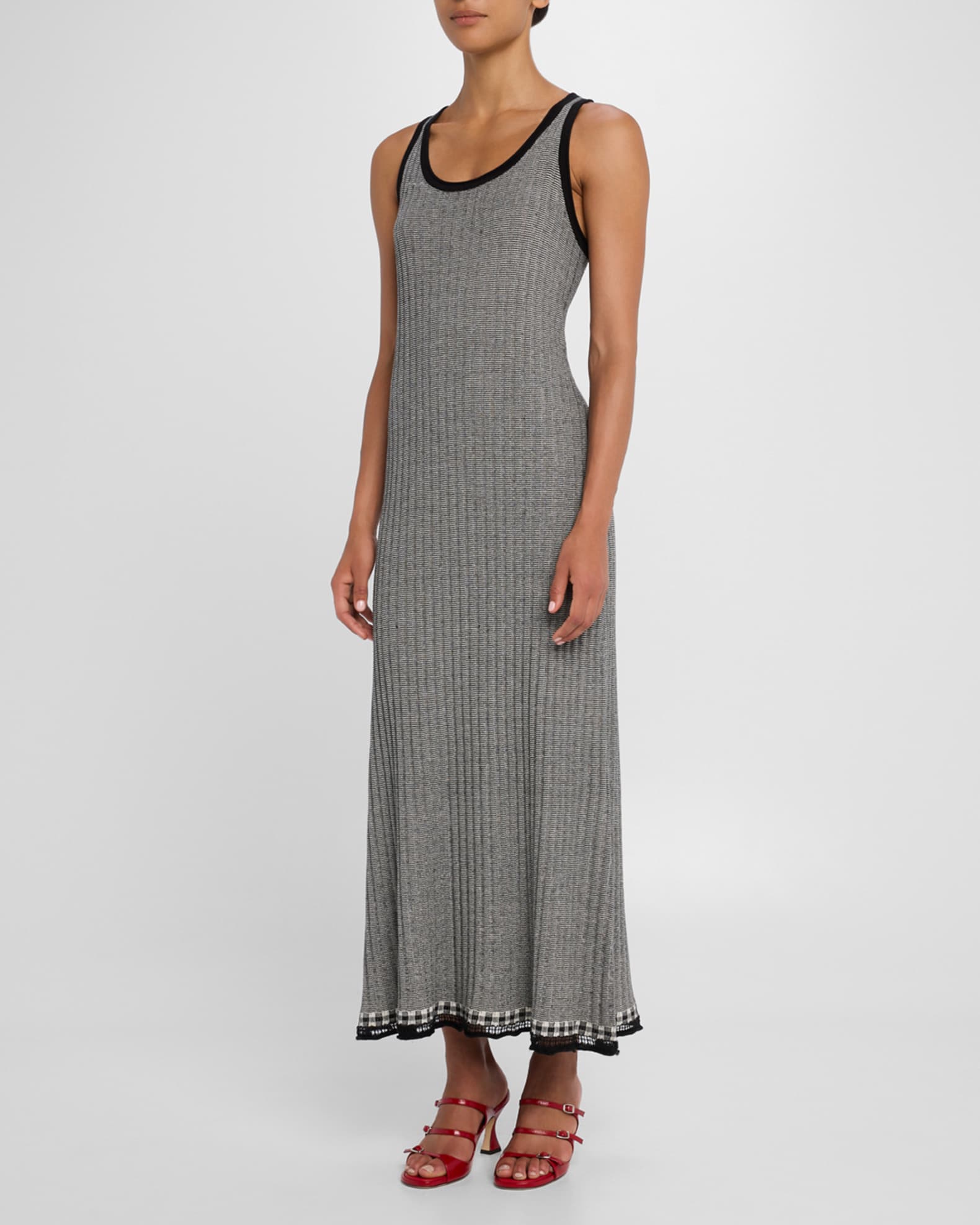 Guest in Residence Fine Stripe Maxi Dress | Neiman Marcus