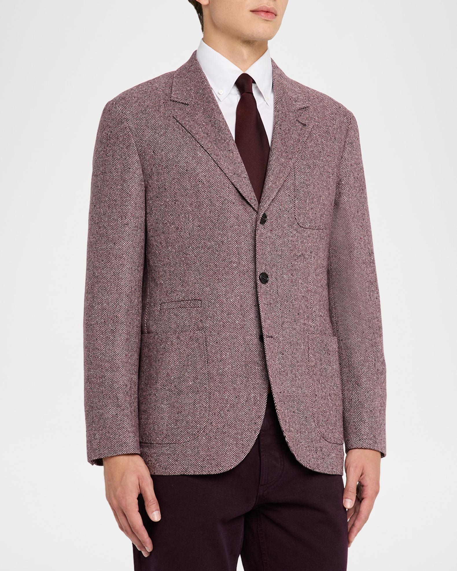 Brunello Cucinelli Men's Wool and Cashmere Chevron Sport Jacket ...