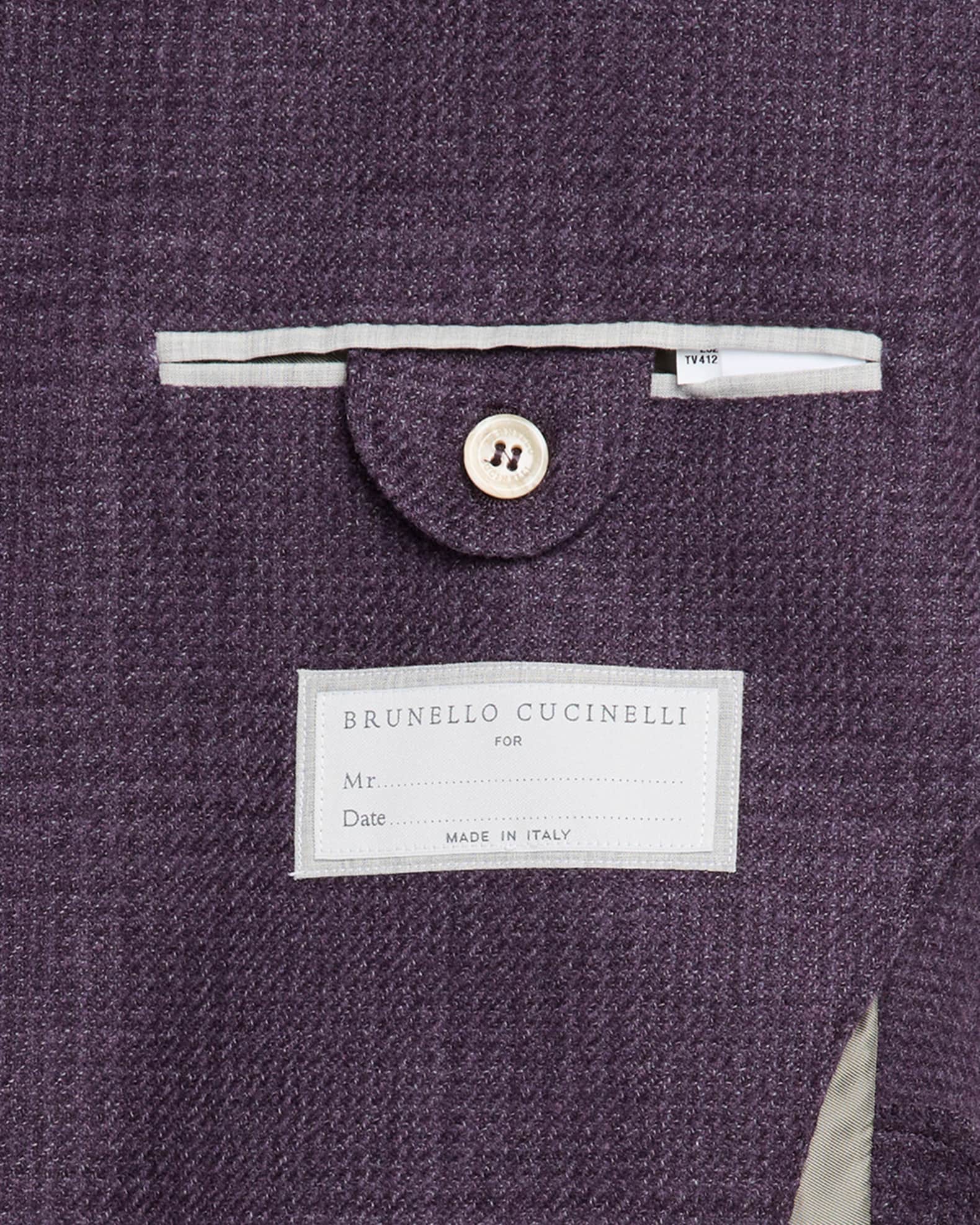 Brunello Cucinelli Men's Tonal Prince of Wales Patch-Pocket Sport Coat ...