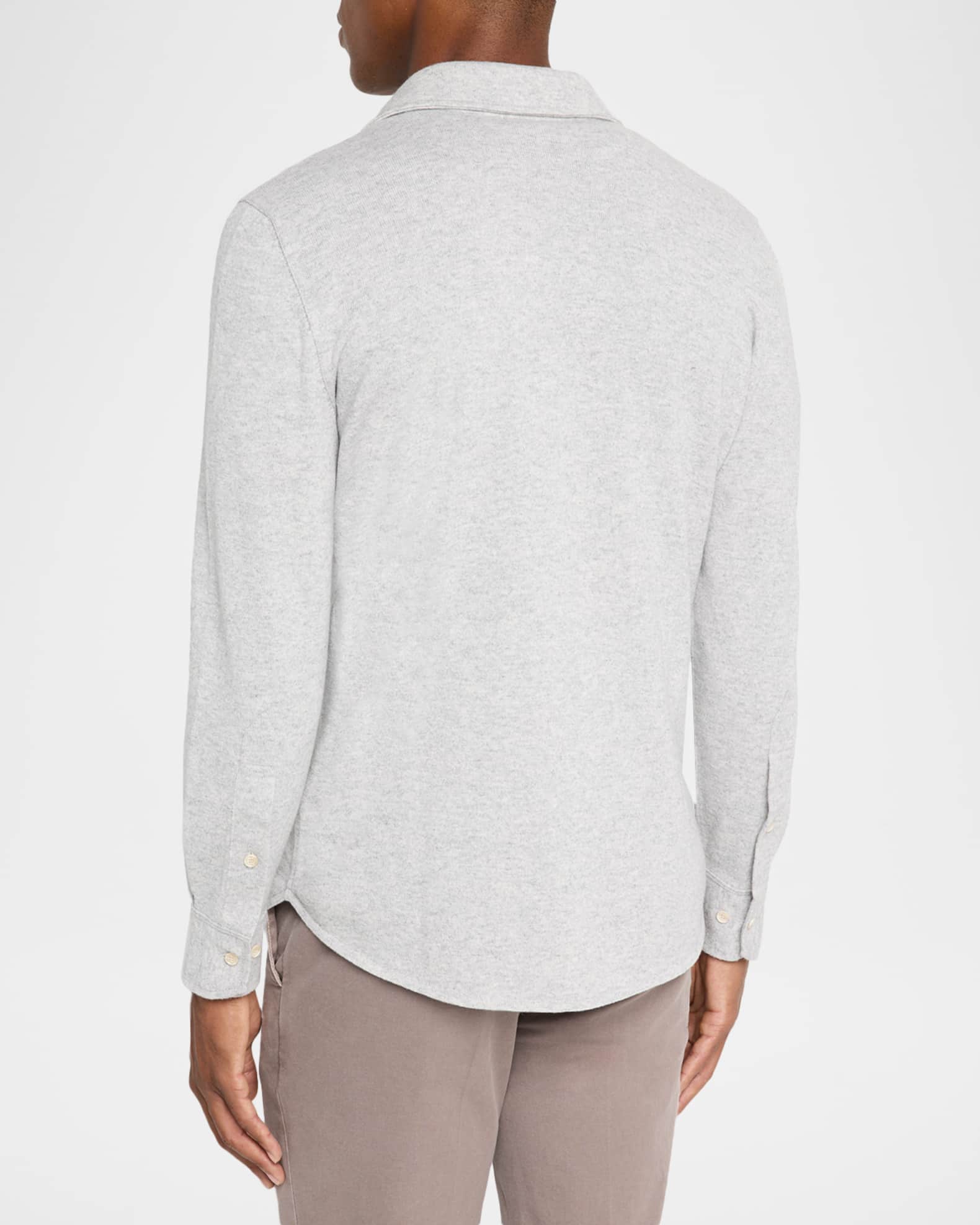 Brunello Cucinelli Men's Cashmere Wool Snap Front Western Shirt ...