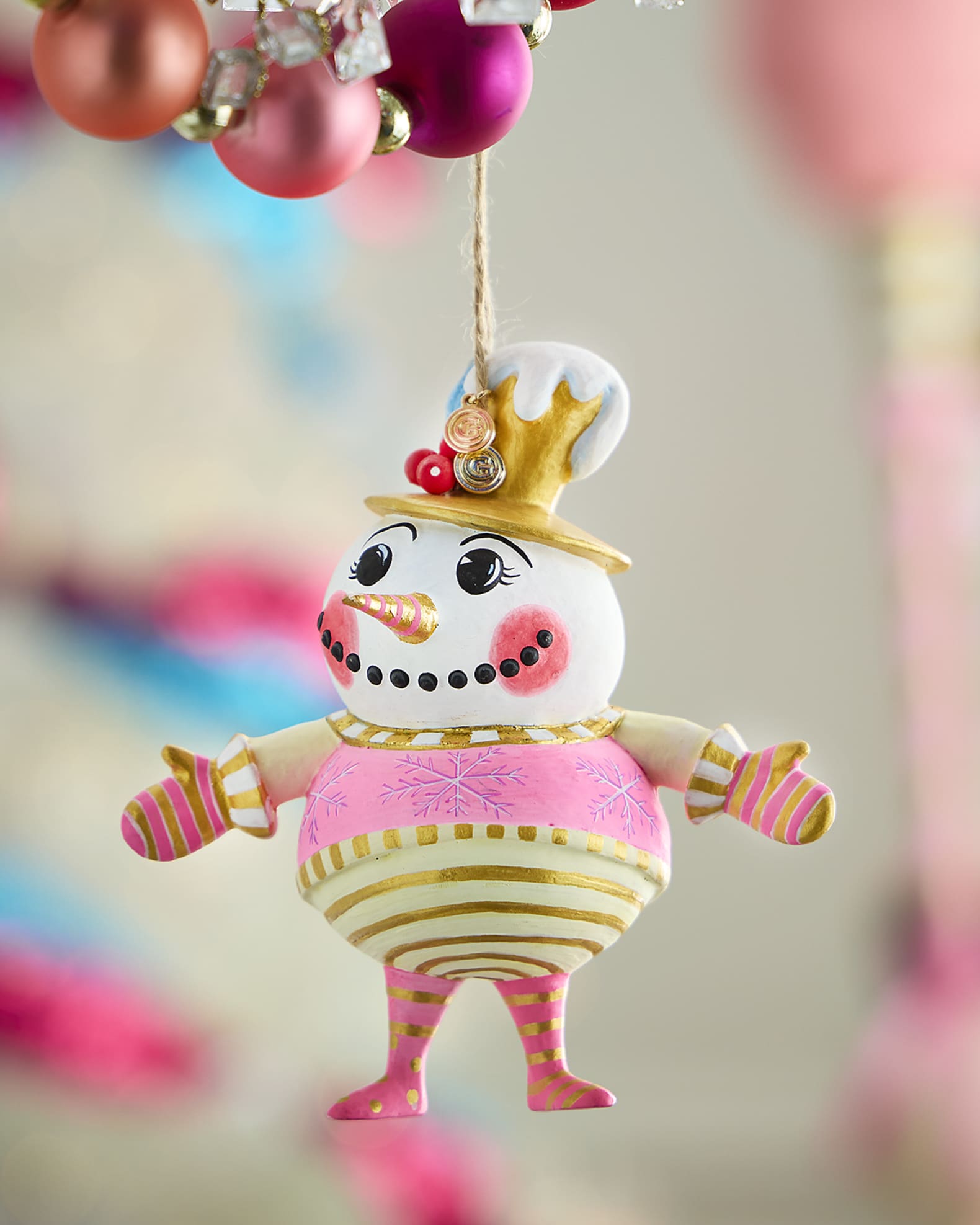 Glitterville Baby Holly Jolly Christmas Ornament | Neiman Marcus