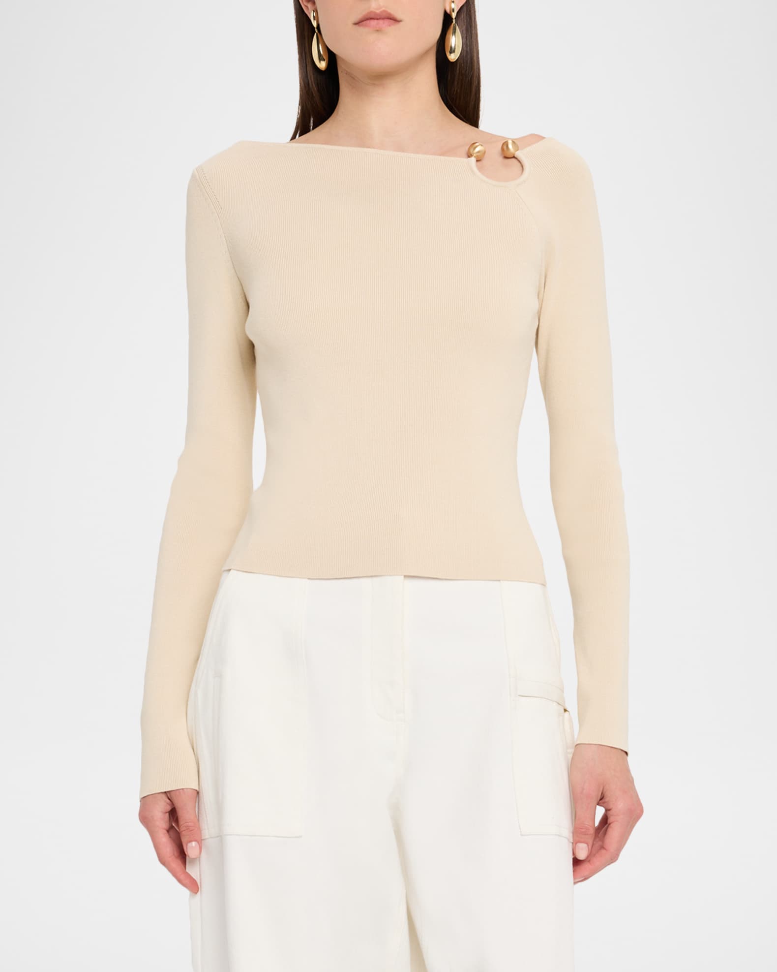 Cult Gaia Iris Knit Top | Neiman Marcus