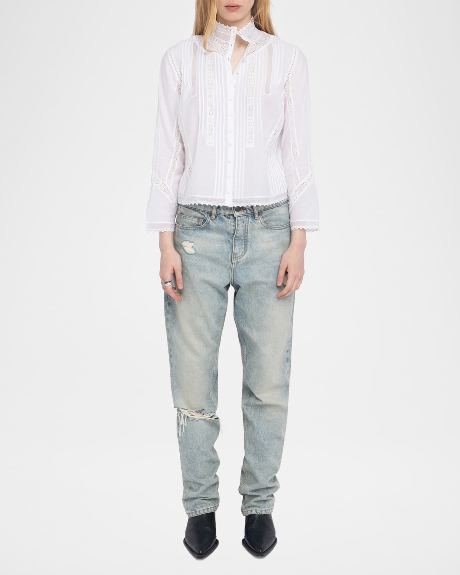 Zadig & Voltaire Tano Tomboy Top | Neiman Marcus