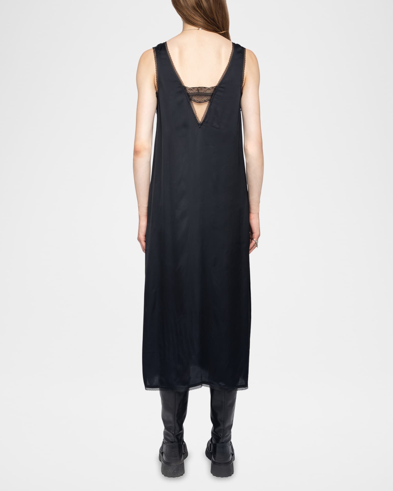 Zadig & Voltaire Renzo Satin Slip Dress | Neiman Marcus