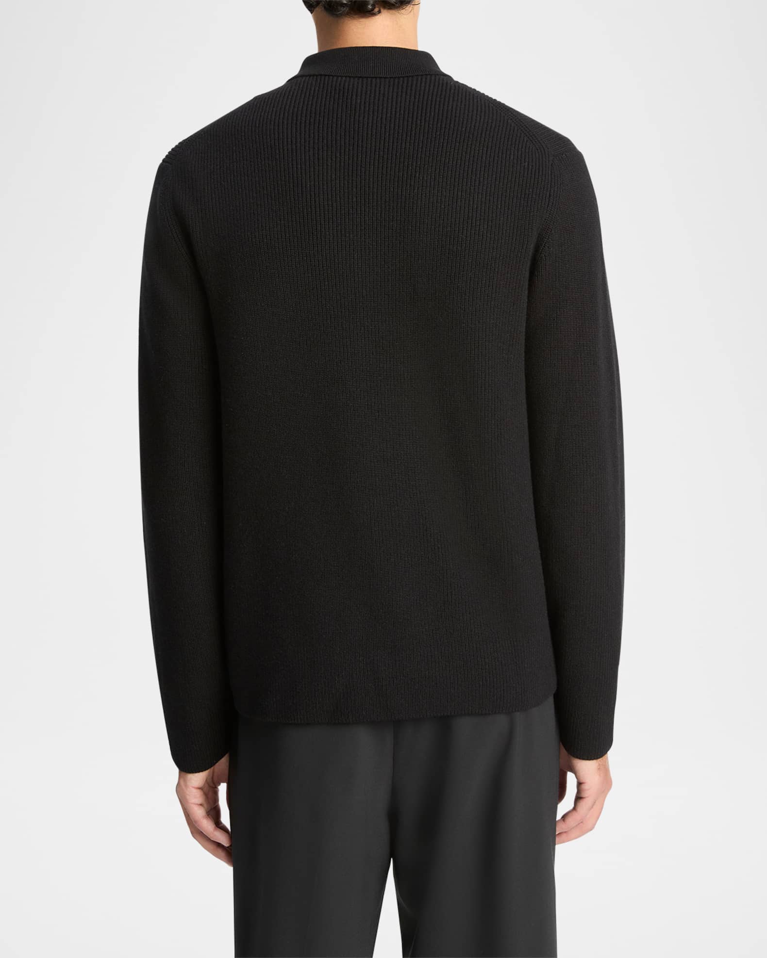 Vince Men's Wool-Blend Two-Way Zip Cardigan Shirt Jacket | Neiman Marcus