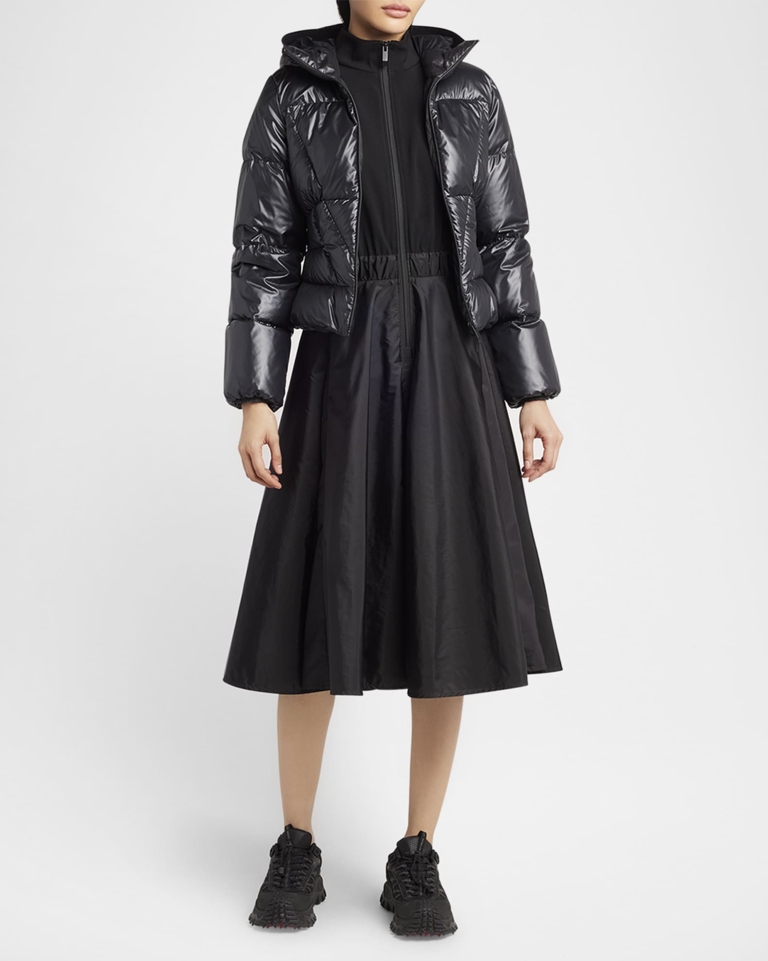 Moncler Wineck Hooded Down Puffer Jacket | Neiman Marcus