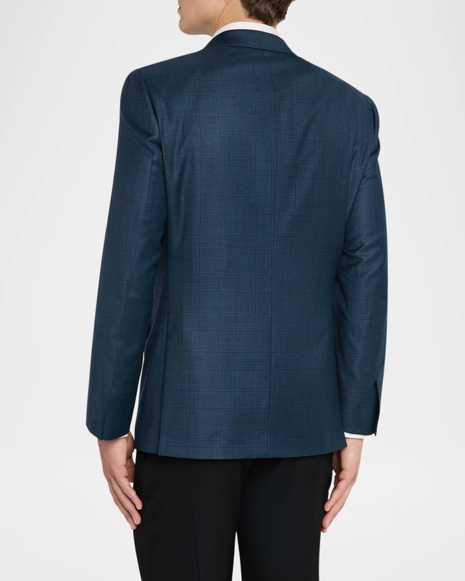 Brioni Men's Wool Tonal Prince of Wales Sport Coat | Neiman Marcus