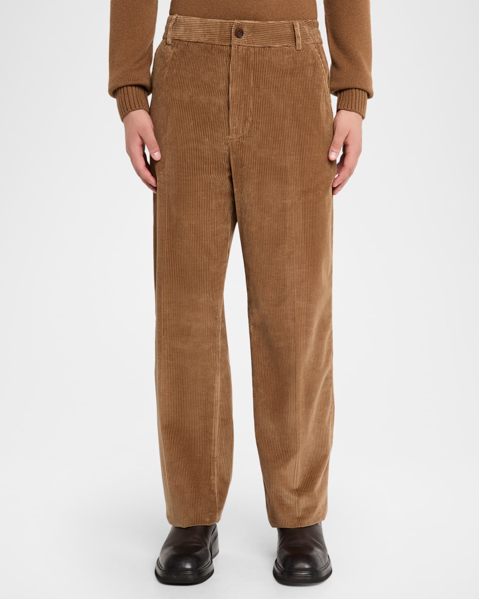Moncler Men's Corduroy Tailored Pants | Neiman Marcus