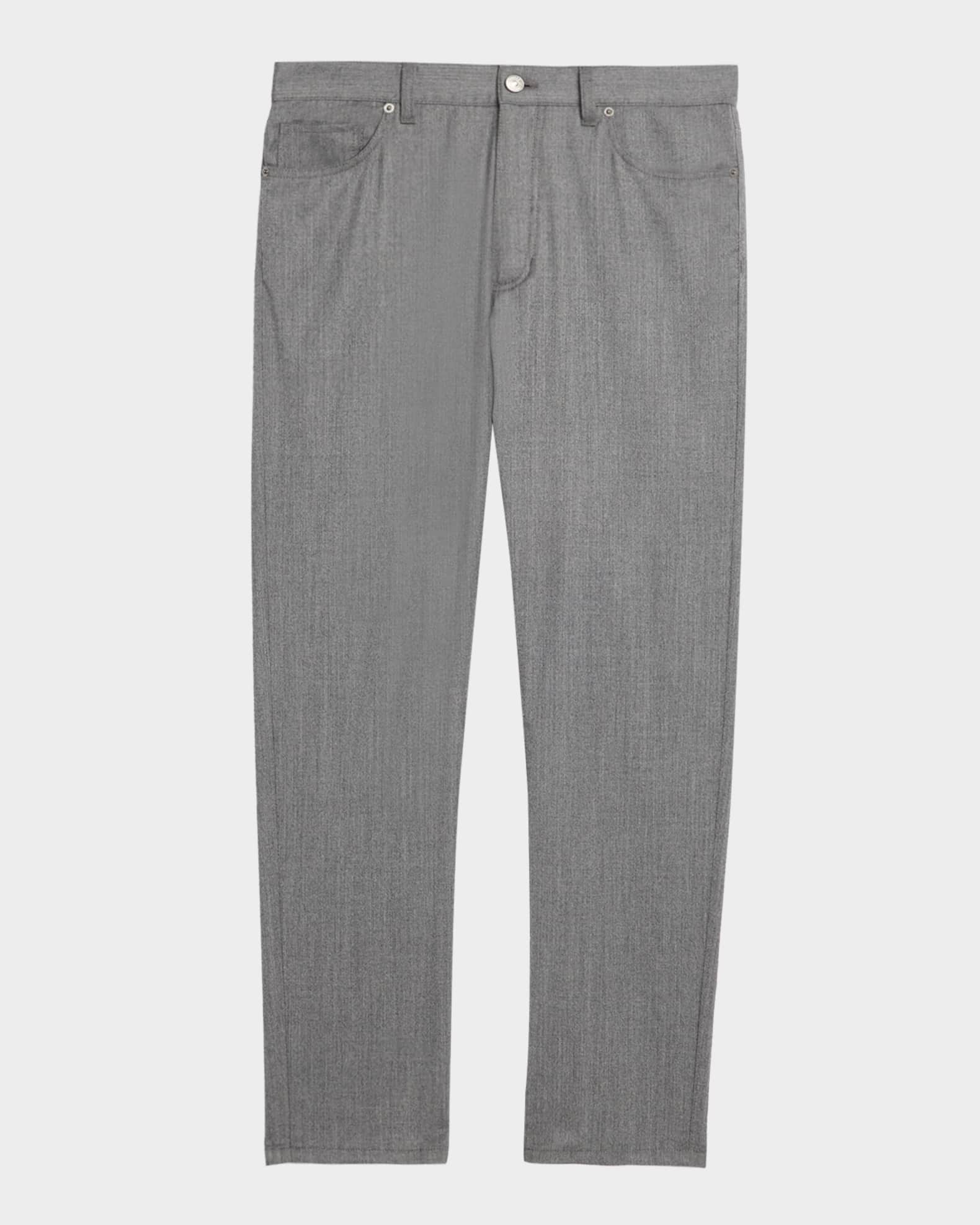 ZEGNA Men's Wool Straight Leg Five-Pocket Pants | Neiman Marcus