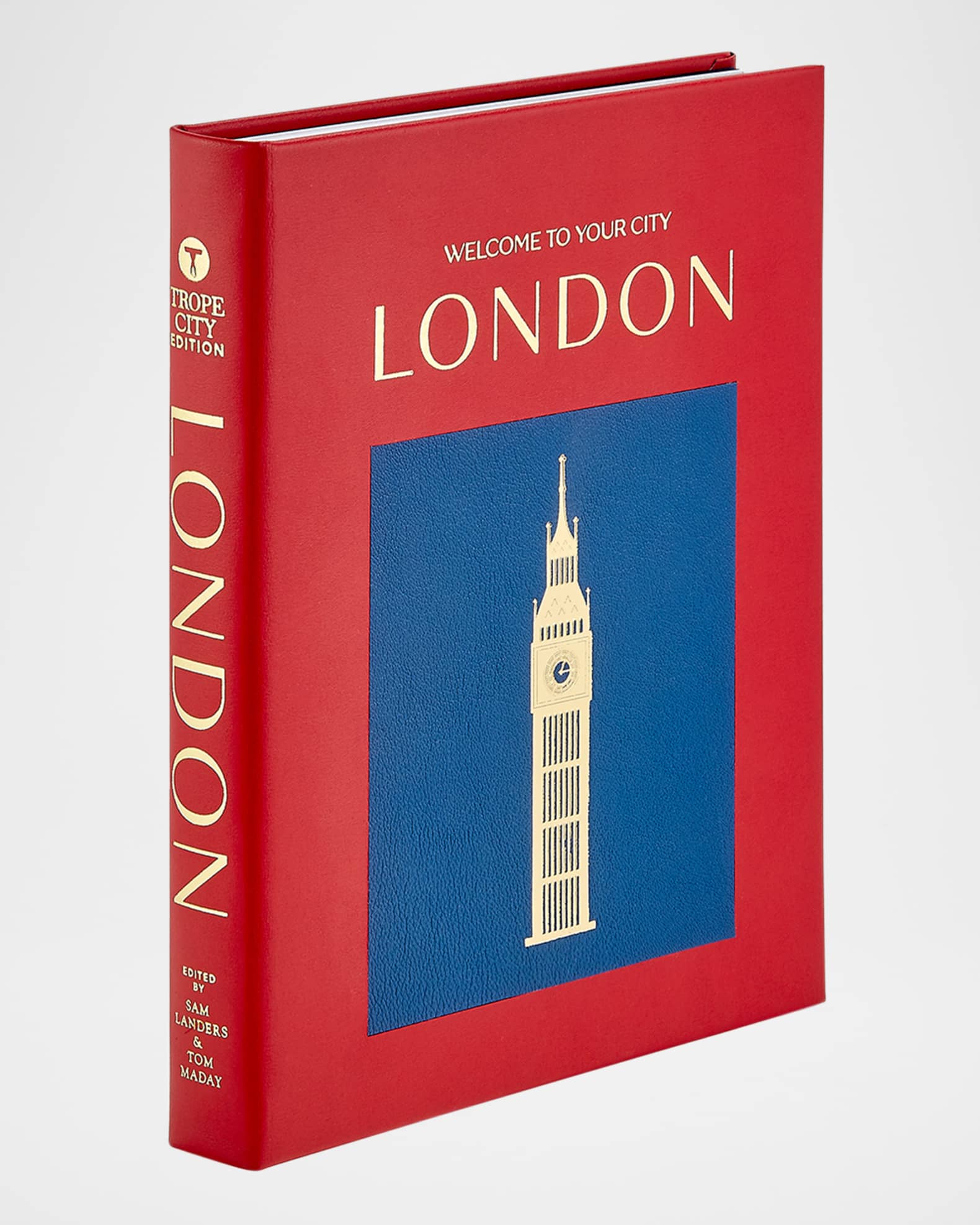 Graphic Image "Trope London" Leather-Bound Book, Edited by Sam Landers ...