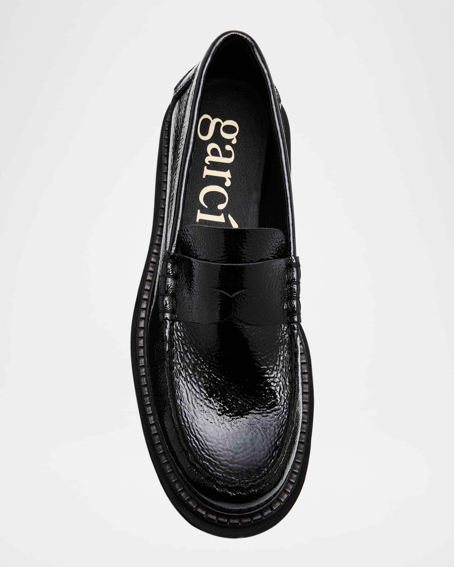 Pedro Garcia Sloan Patent Leather Wedge Loafers | Neiman Marcus