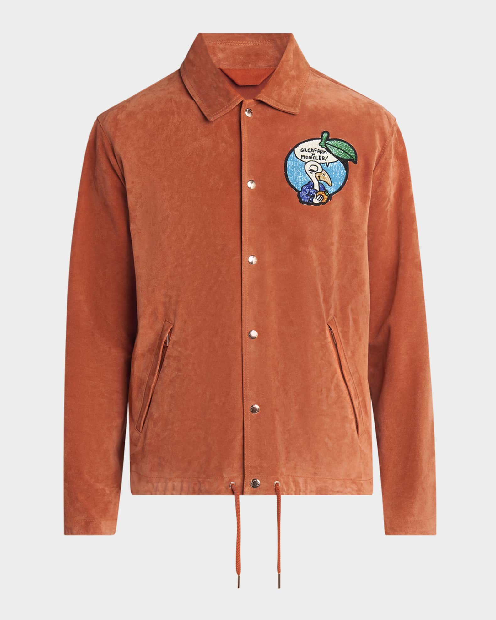 Moncler Genius x Gilga Farm by Donald Glover Men's Suede Navel Jacket ...