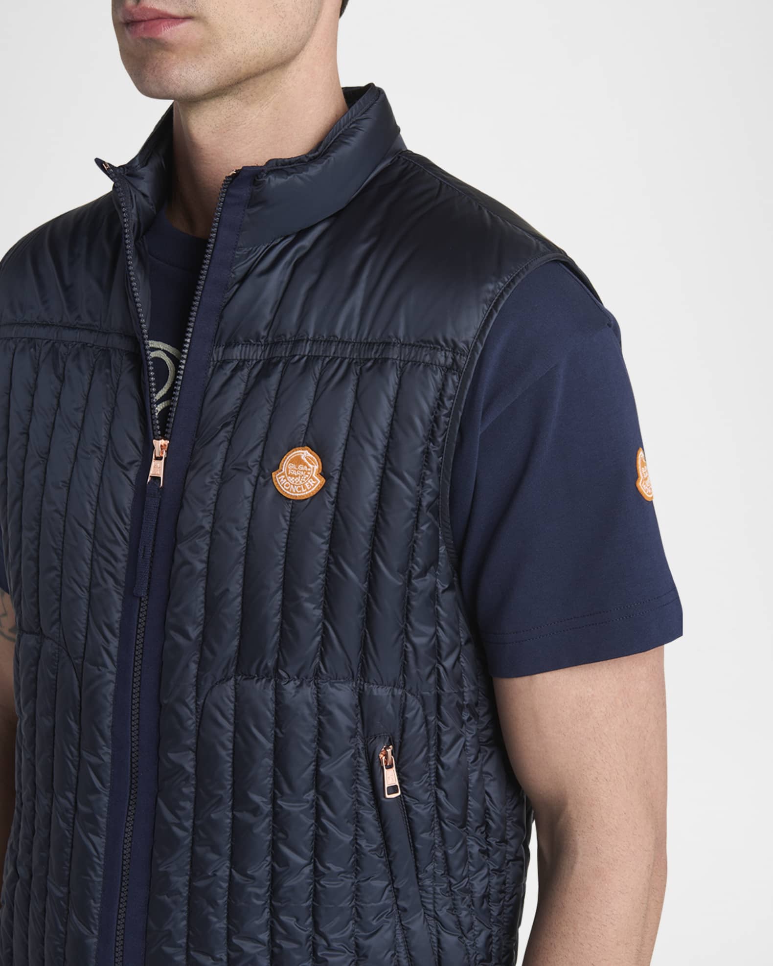 Moncler Genius x Gilga Farm by Donald Glover Men's Tangerine Down Vest ...