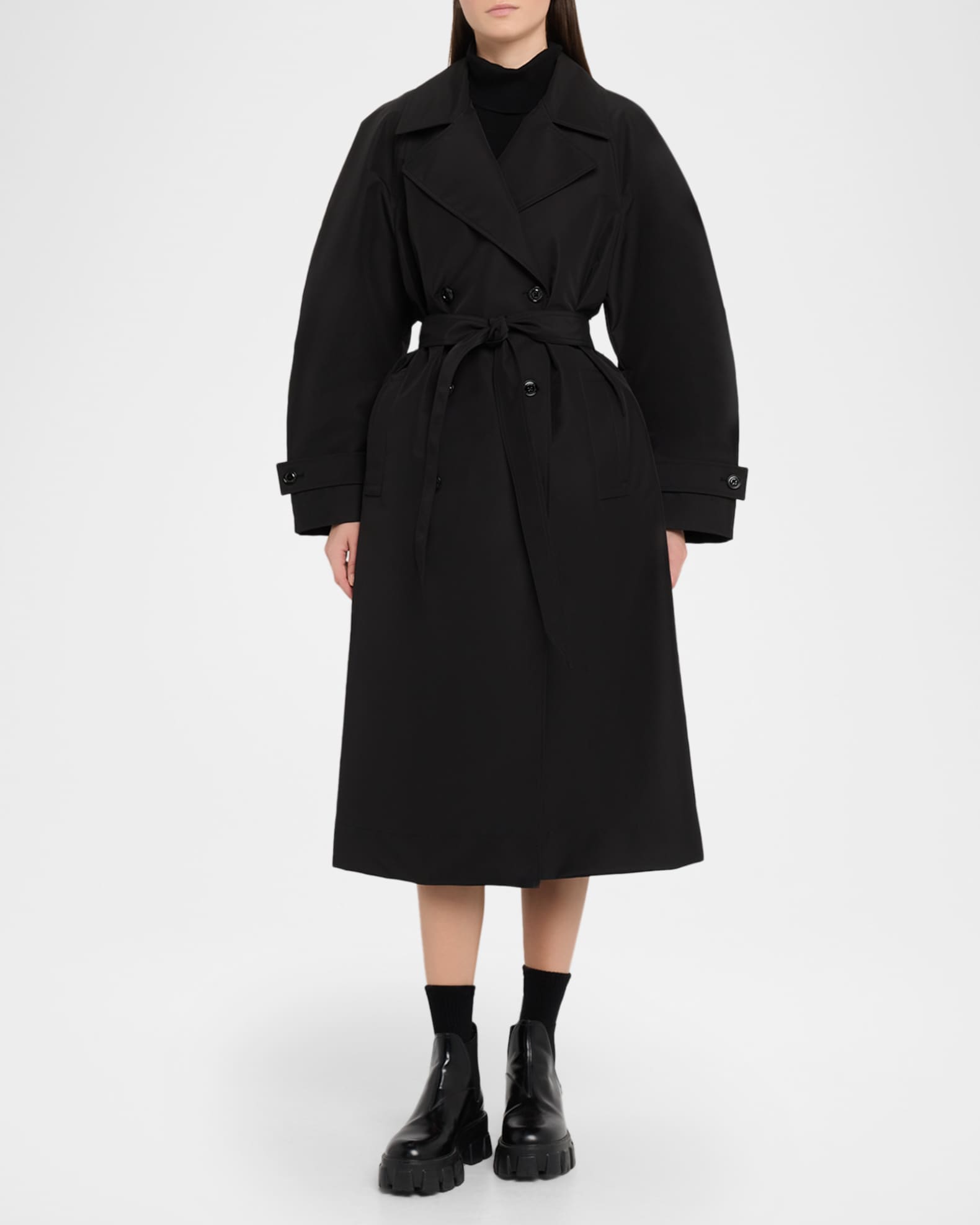 Moncler Genius x EE72 by Edward Enninful Zake Trench Coat | Neiman Marcus